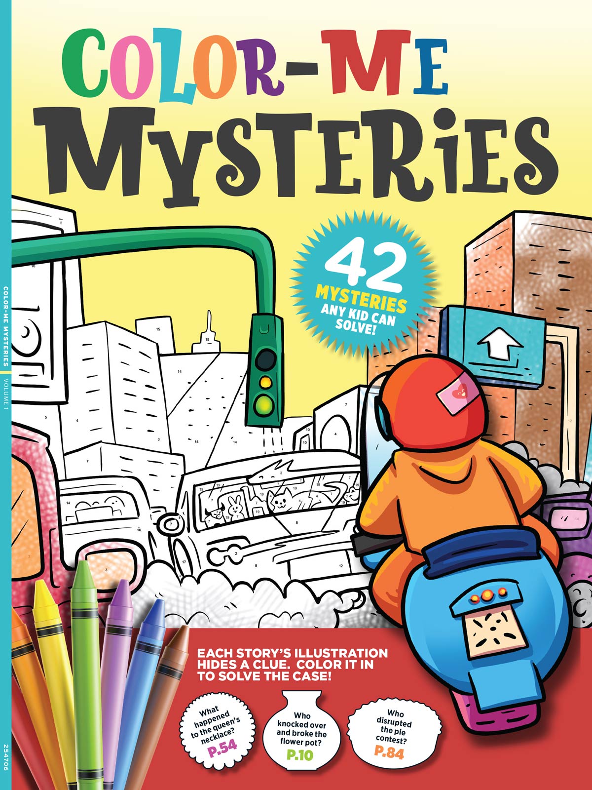 Color Me Mysteries - 42 Mysteries Any Kid Can Solve: Each Story's Illu ...
