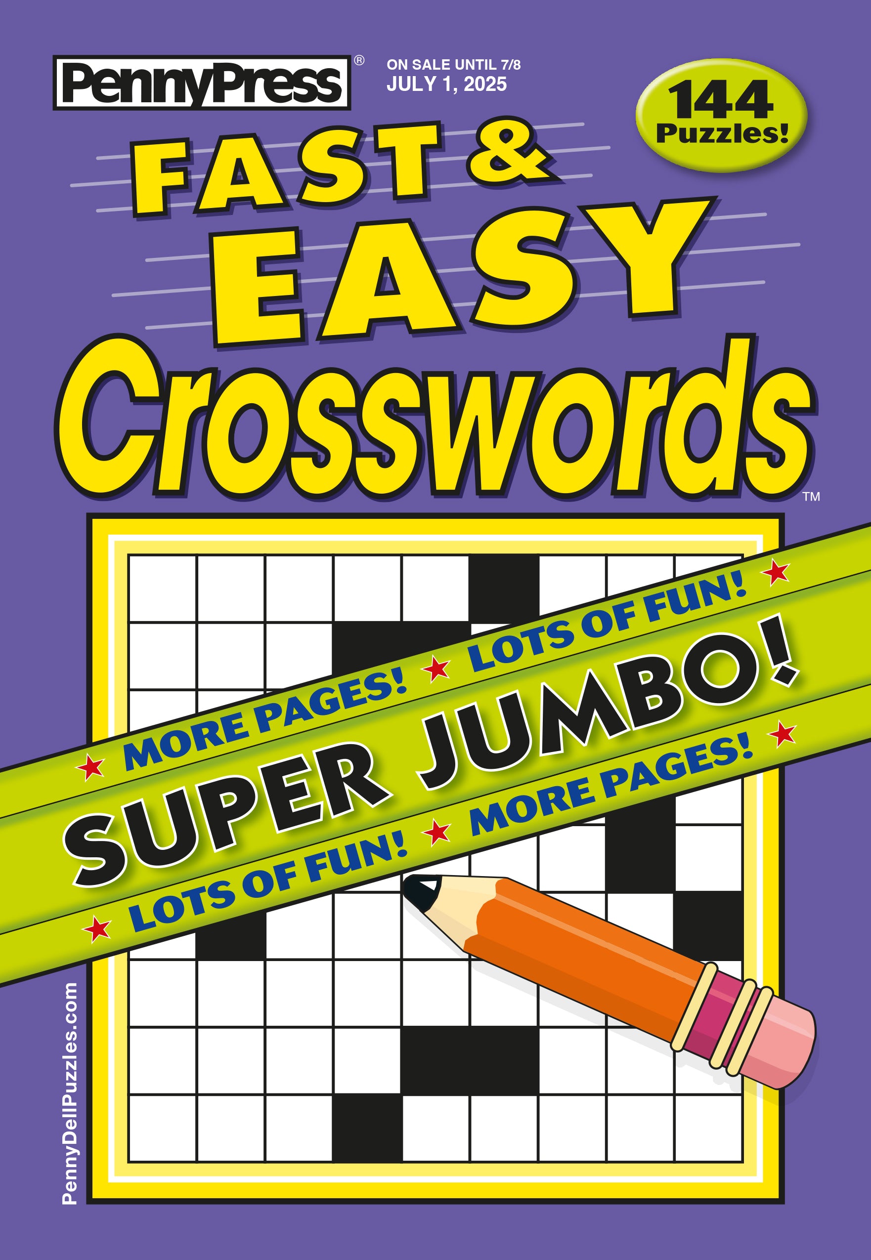 Penny Press - Easy Crosswords: July 2025 Edition, Stress-Free Puzzles – Magazine Shop US
