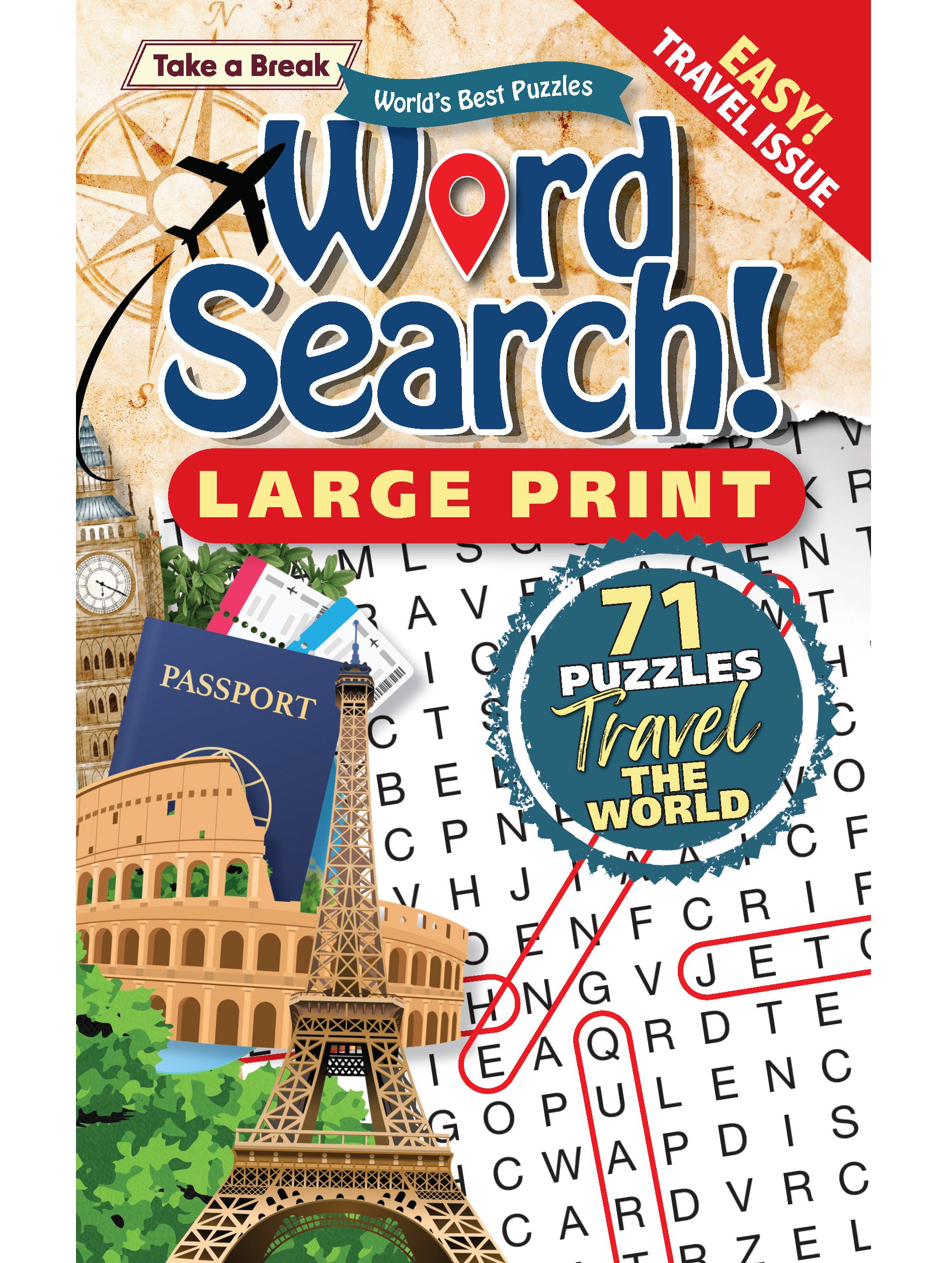 World's Best Puzzle - Word Search 25.03.21: 71 Large Print Puzzles, Tr ...