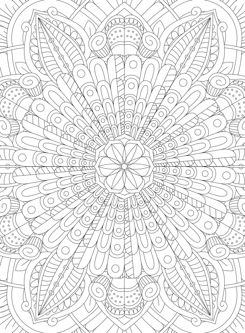 adult coloring pages colored