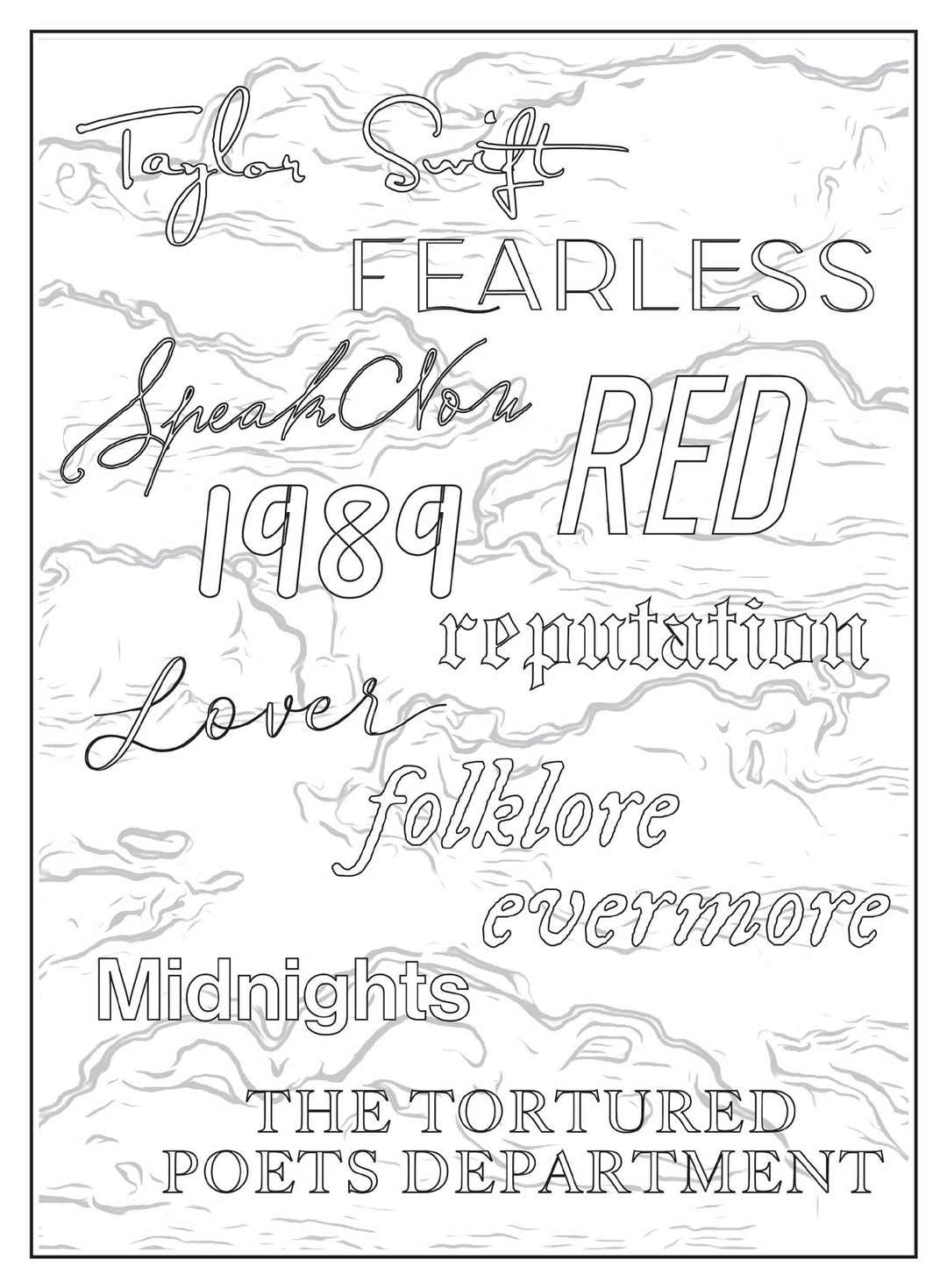 taylor swift coloring pages lover
