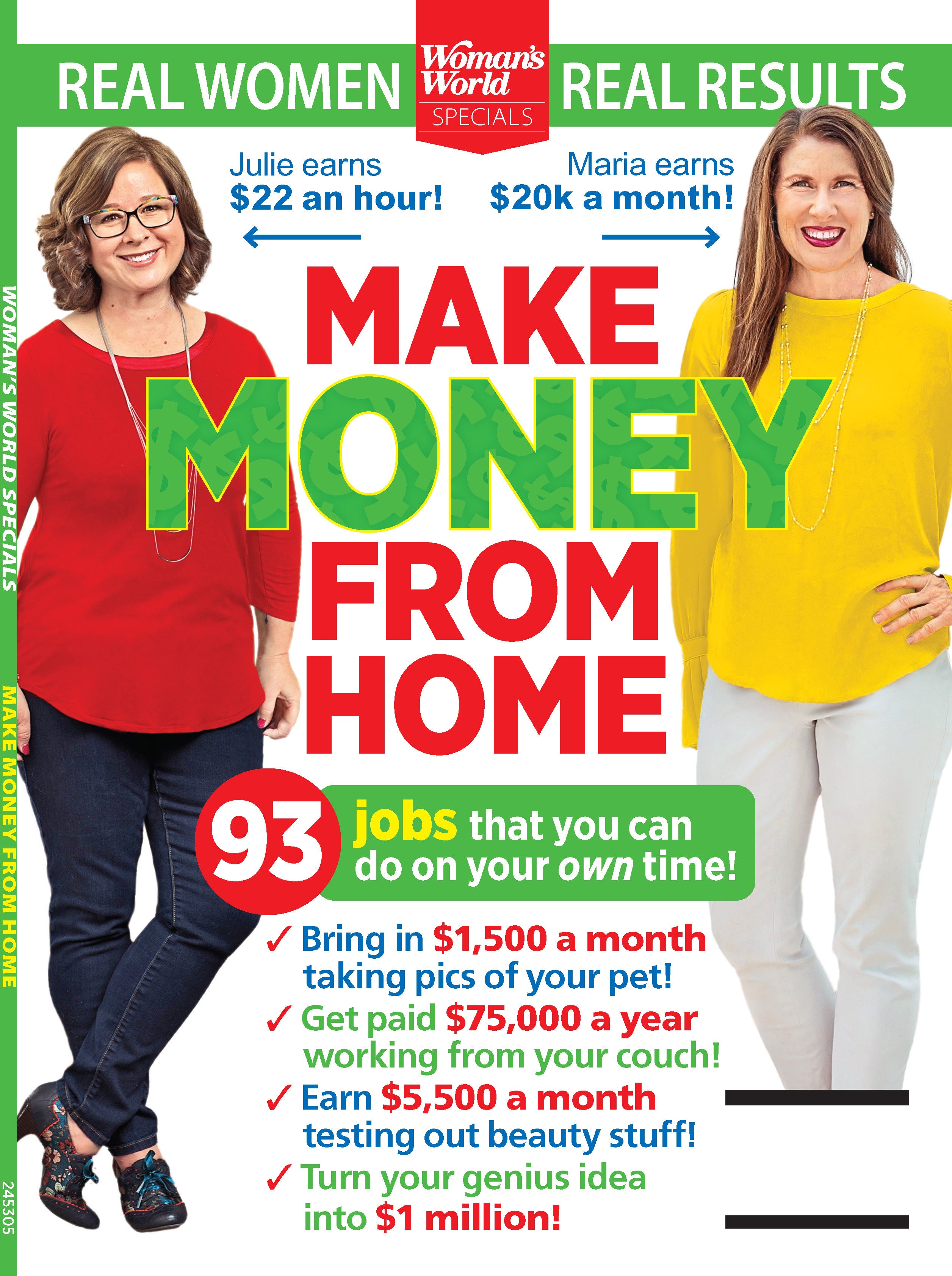 Woman's World Specials - Make Money From Home: Your Ultimate Guide Ear ...