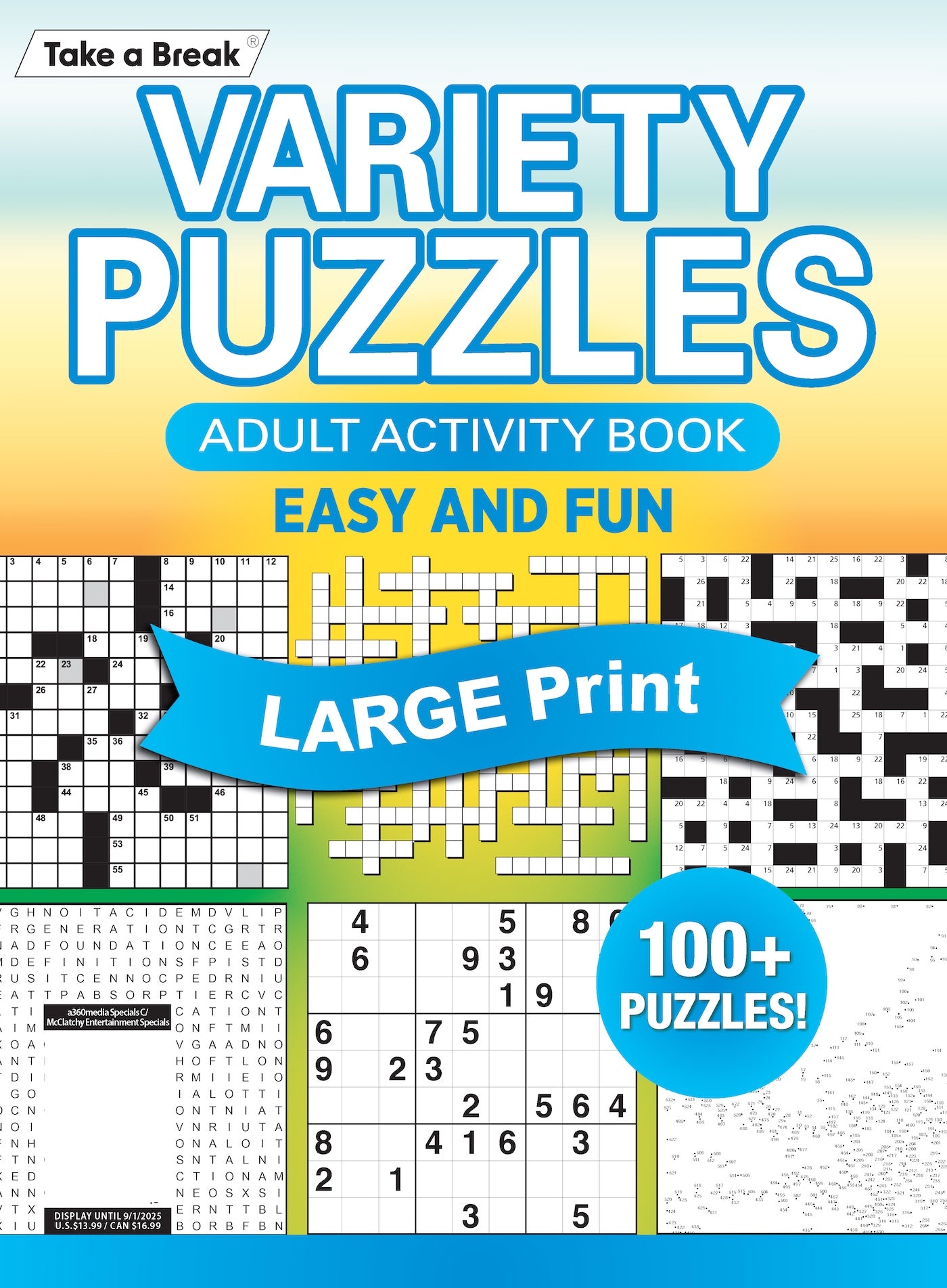 Variety Puzzles - 25.05.30: Adult Activity Book, Over 100 Puzzles, Eas ...