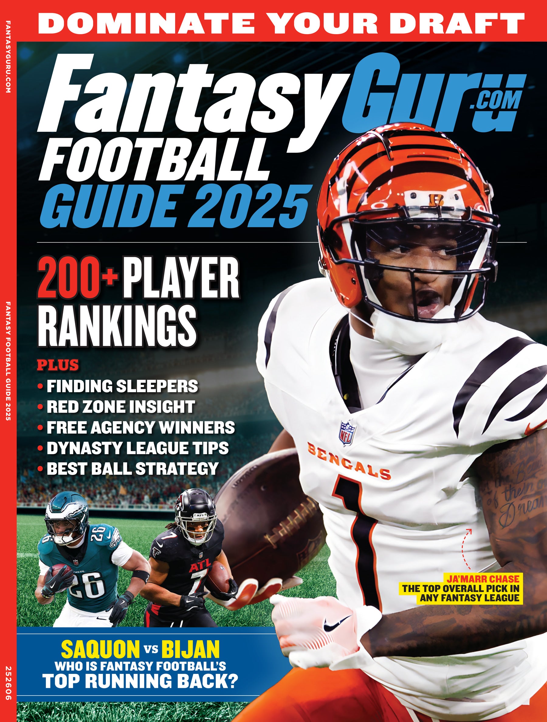 Fantasy Guru - Fantasy Football Guide 2025: Dominate Your Draft, 200 ...