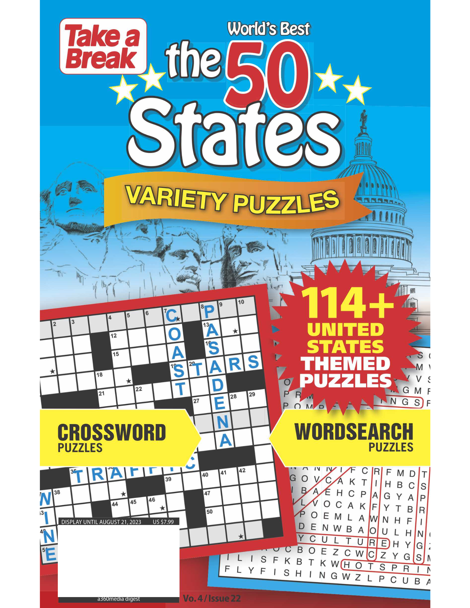 World's Best Variety Puzzles 'The 50 States' - 114+ United States Them ...