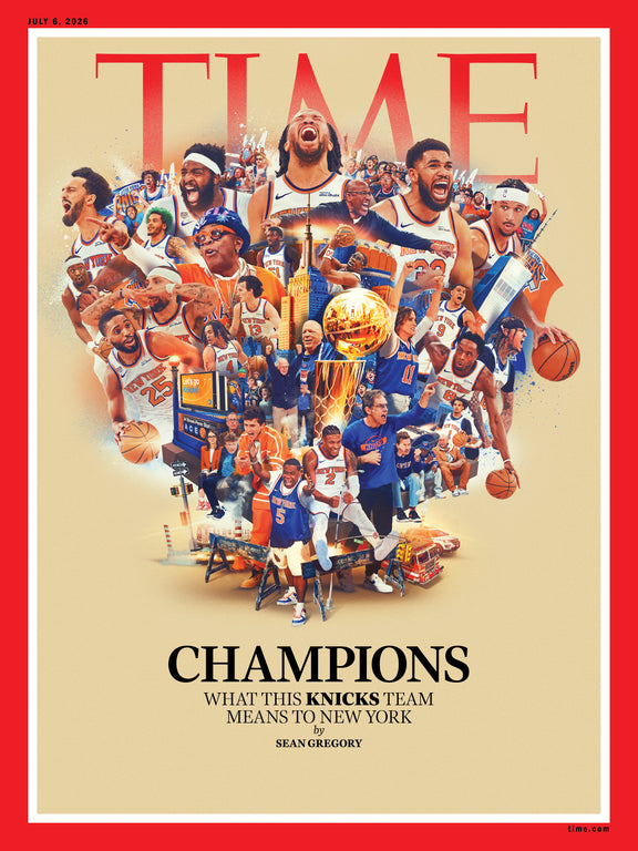 Preorder: TIME Magazine - 07.06.26 Edition: New York Knicks 2026 NBA C ...