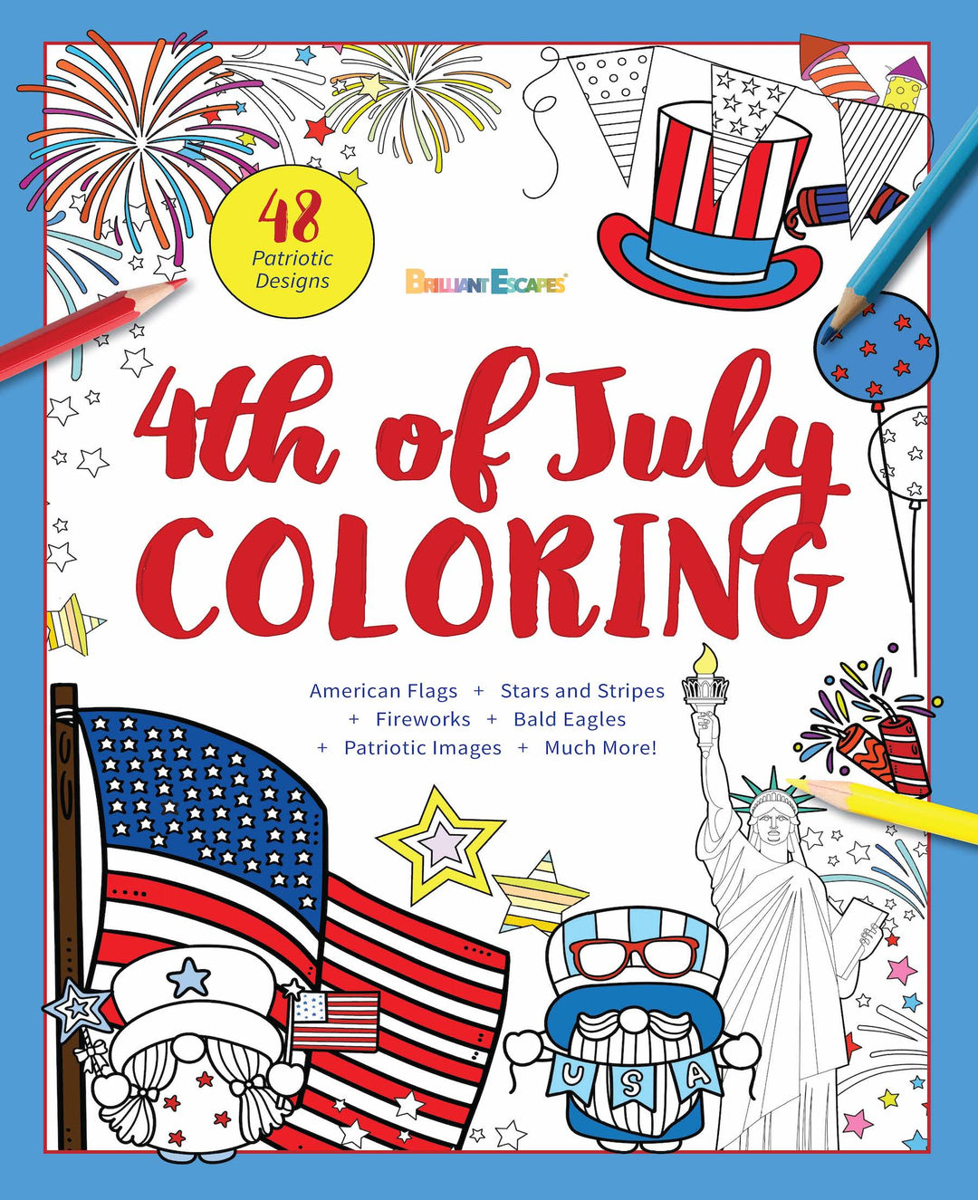 july coloring book pages
