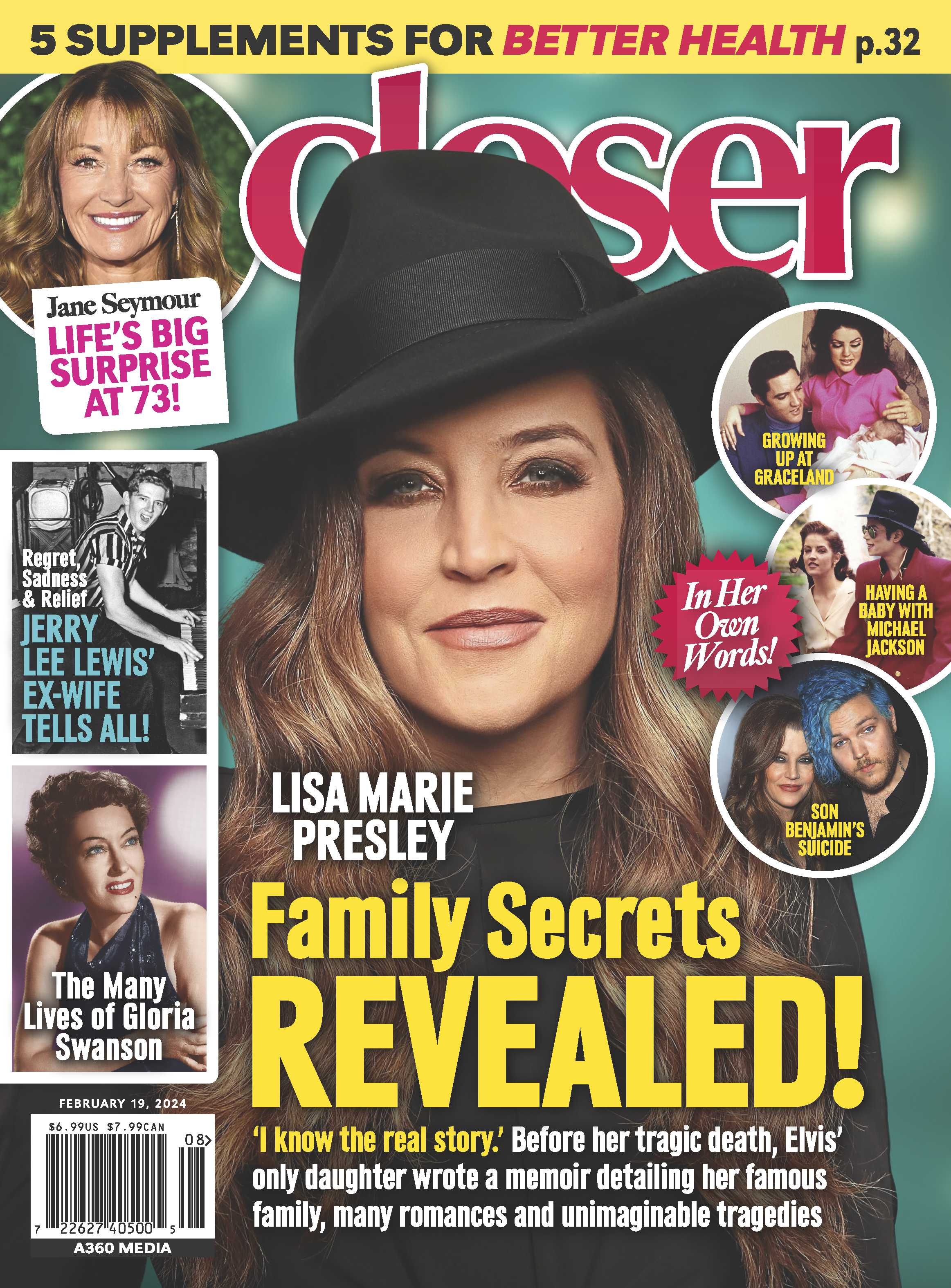 Closer - 02.19.24 Lisa Marie Presley Family Secrets Revealed – Magazine ...