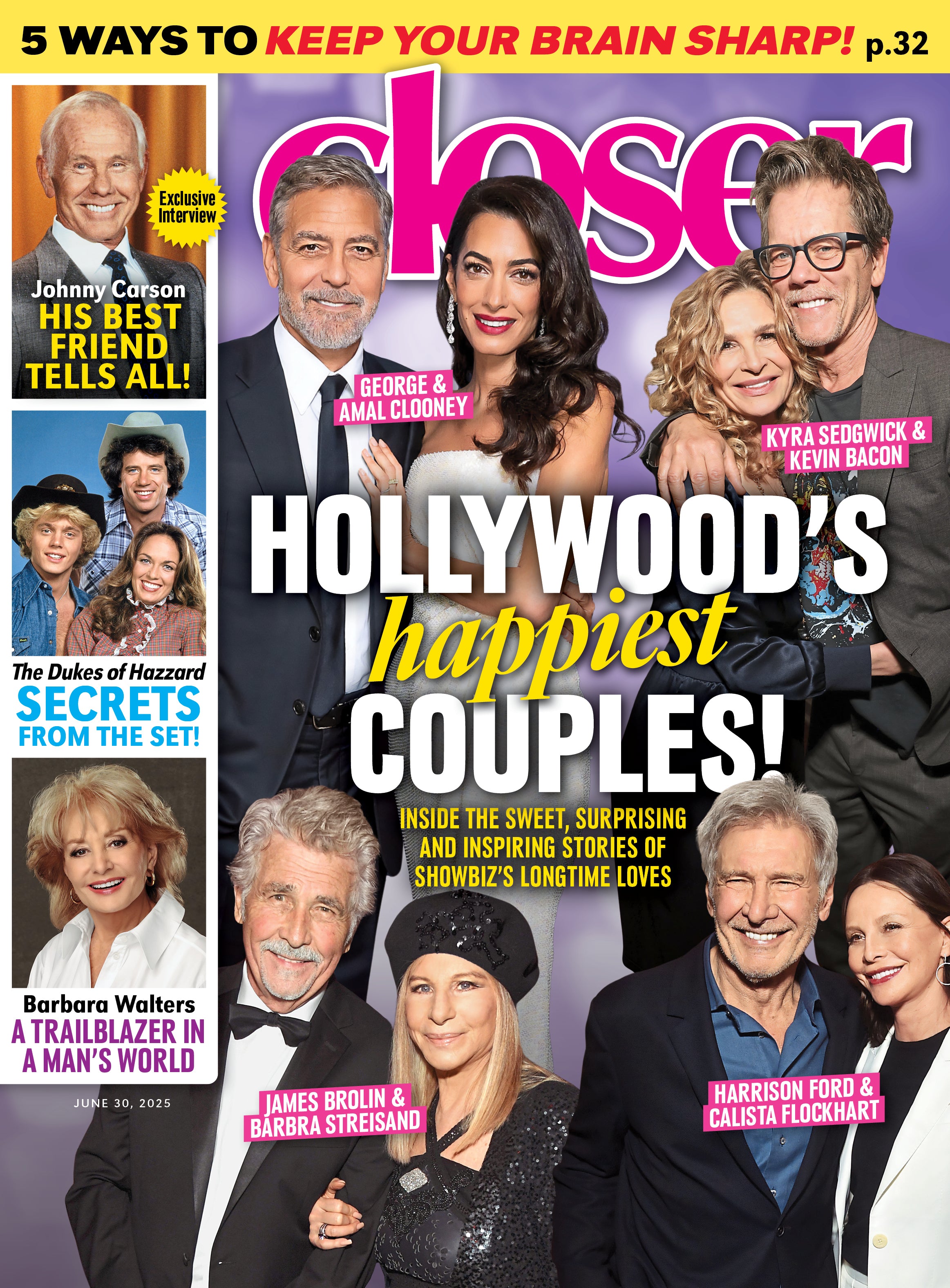 Closer - 06.30.25: Hollywood's Happiest Couples, George & Amal Clooney ...