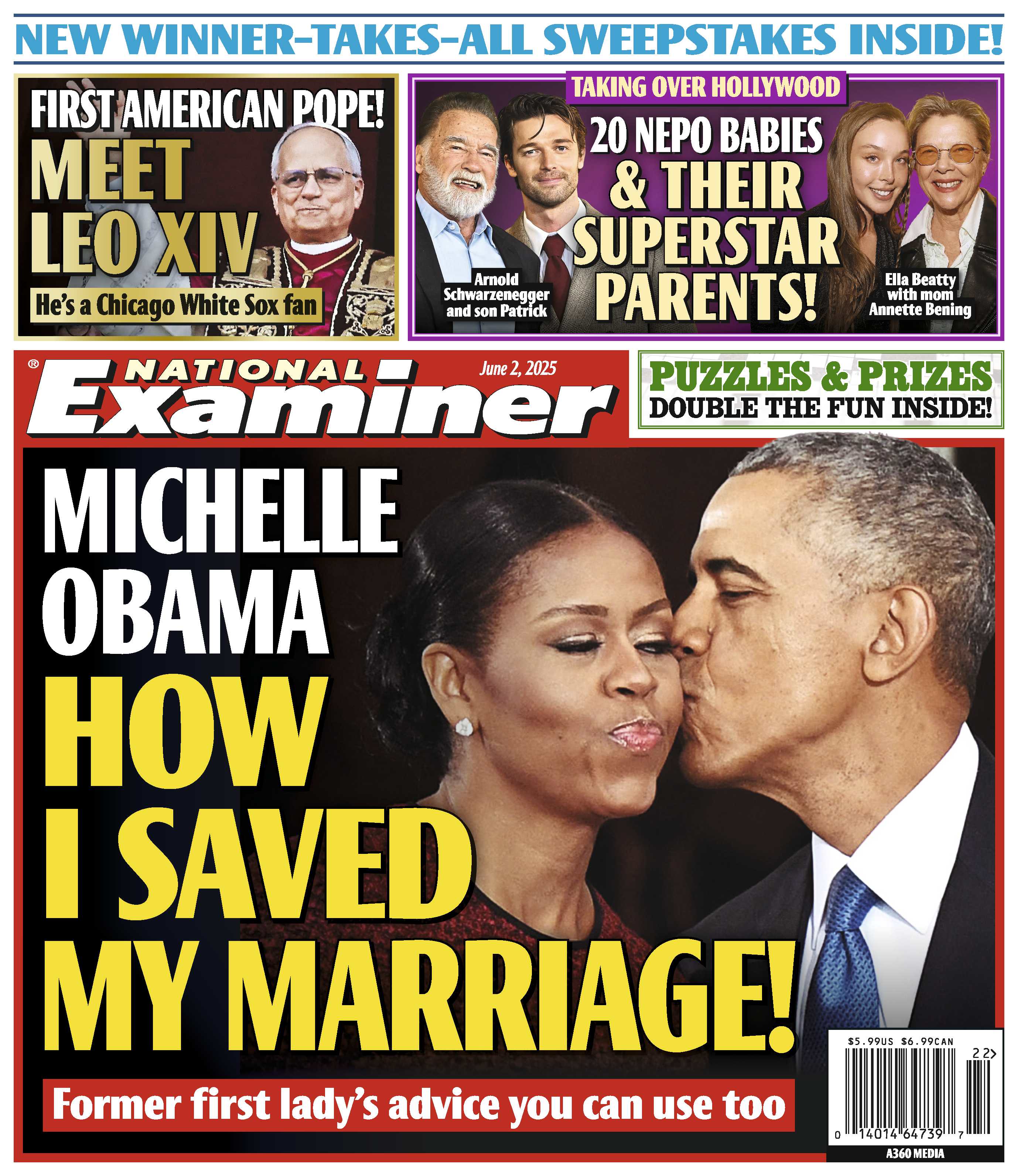 National Examiner - 06.02.25: Michelle Obama Reveals How She Saved Her ...