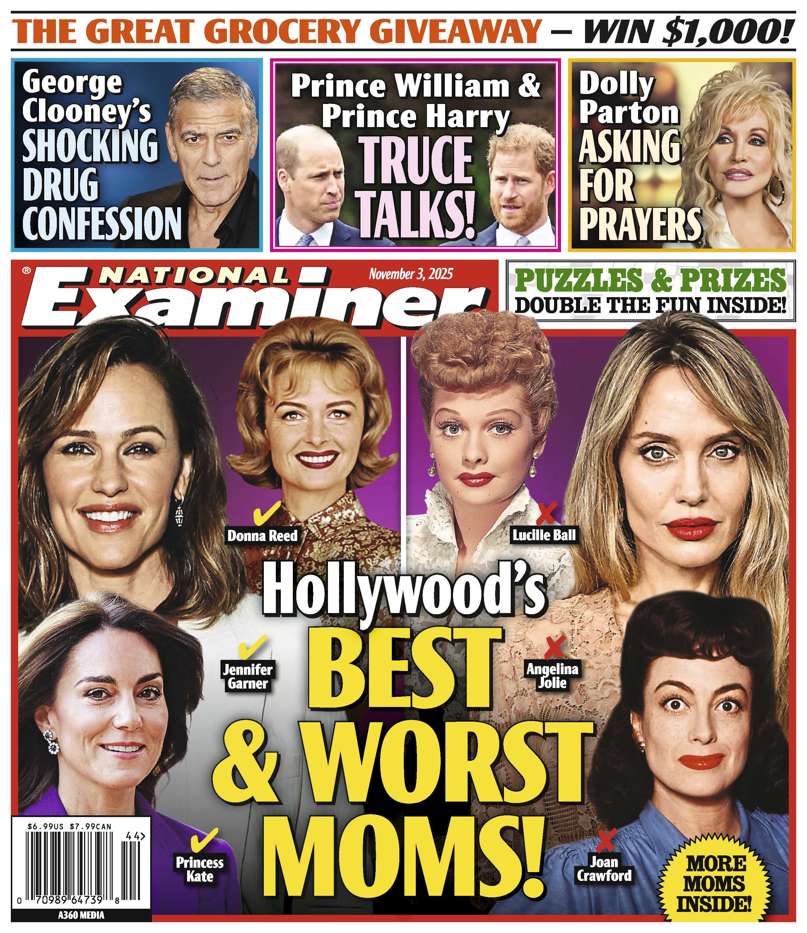 National Examiner - 11.03.25: Hollywood’s Most Intriguing Moms, George ...