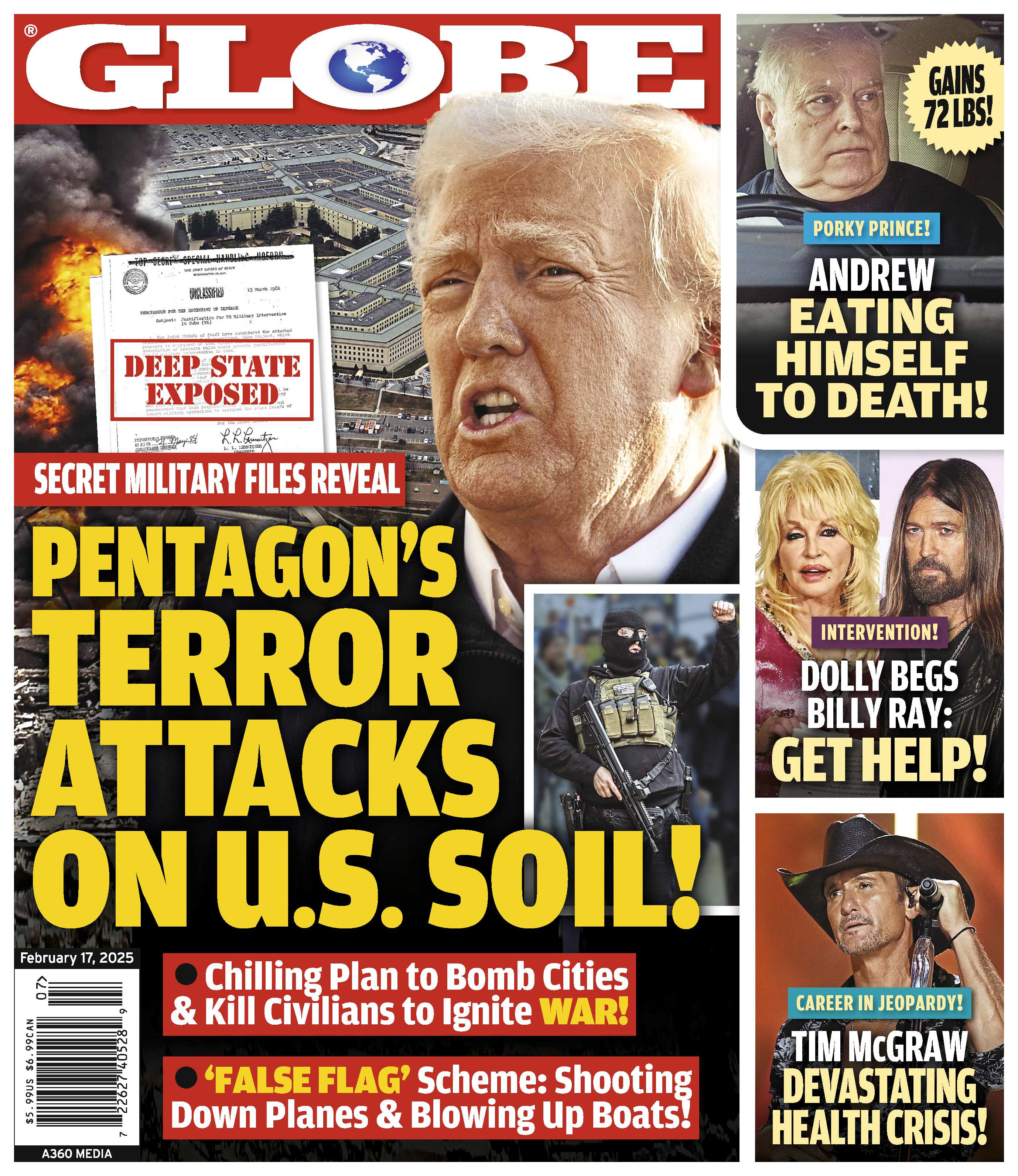 Globe - 02.17.25: Secret Military Files Reveal Pentagon's Terror Attac ...