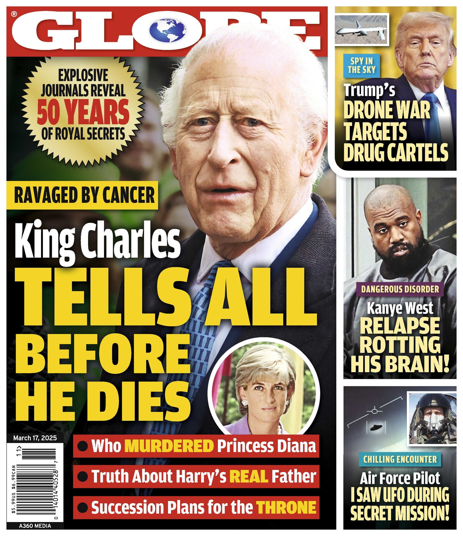 Globe - 03.17.25: King Charles Tells All, 50 Years Of Royal Secrets, T ...