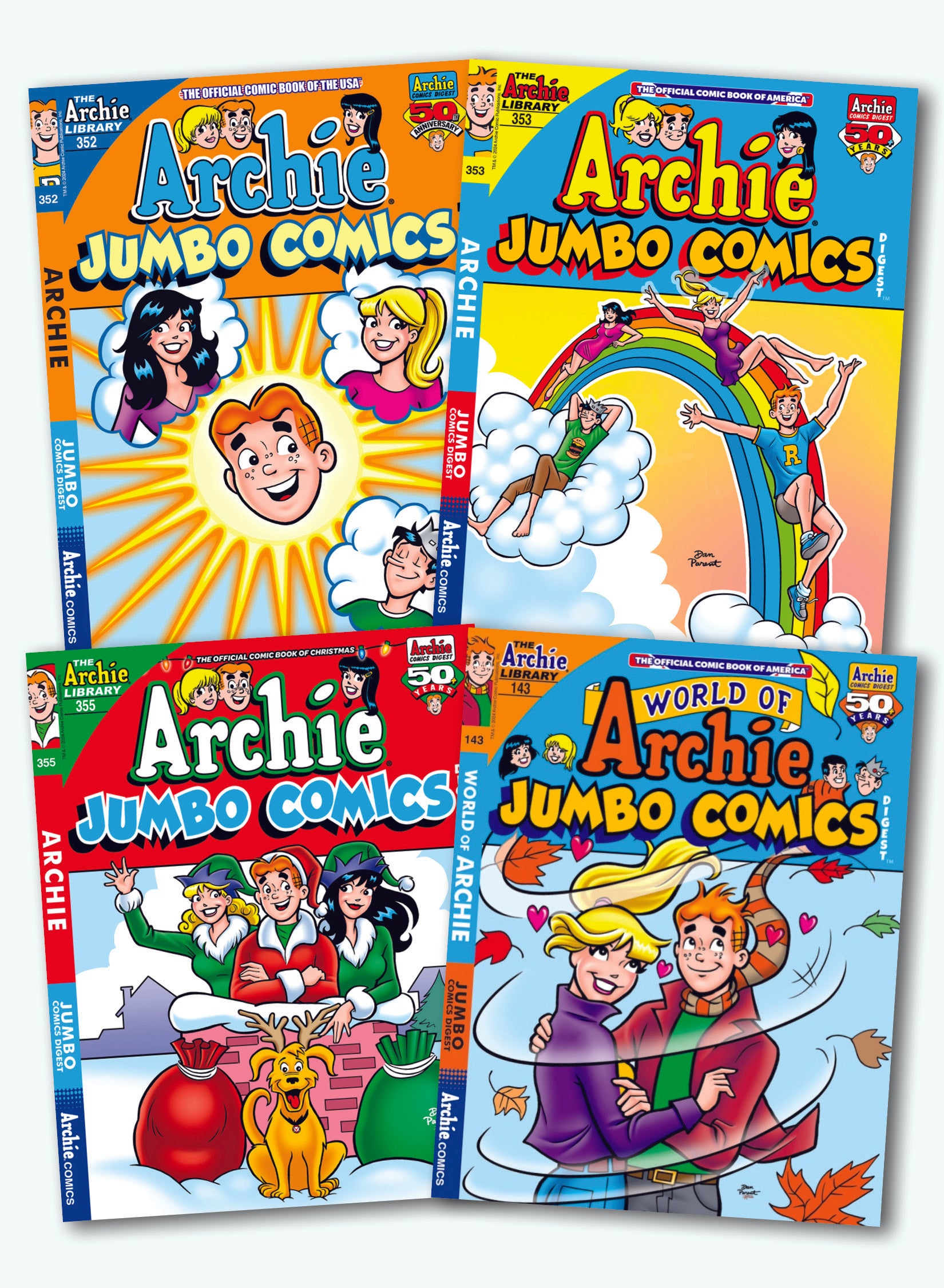 Holiday Archie Comics Bundle - Jumbo Comics Digest Editions Packed Wit ...