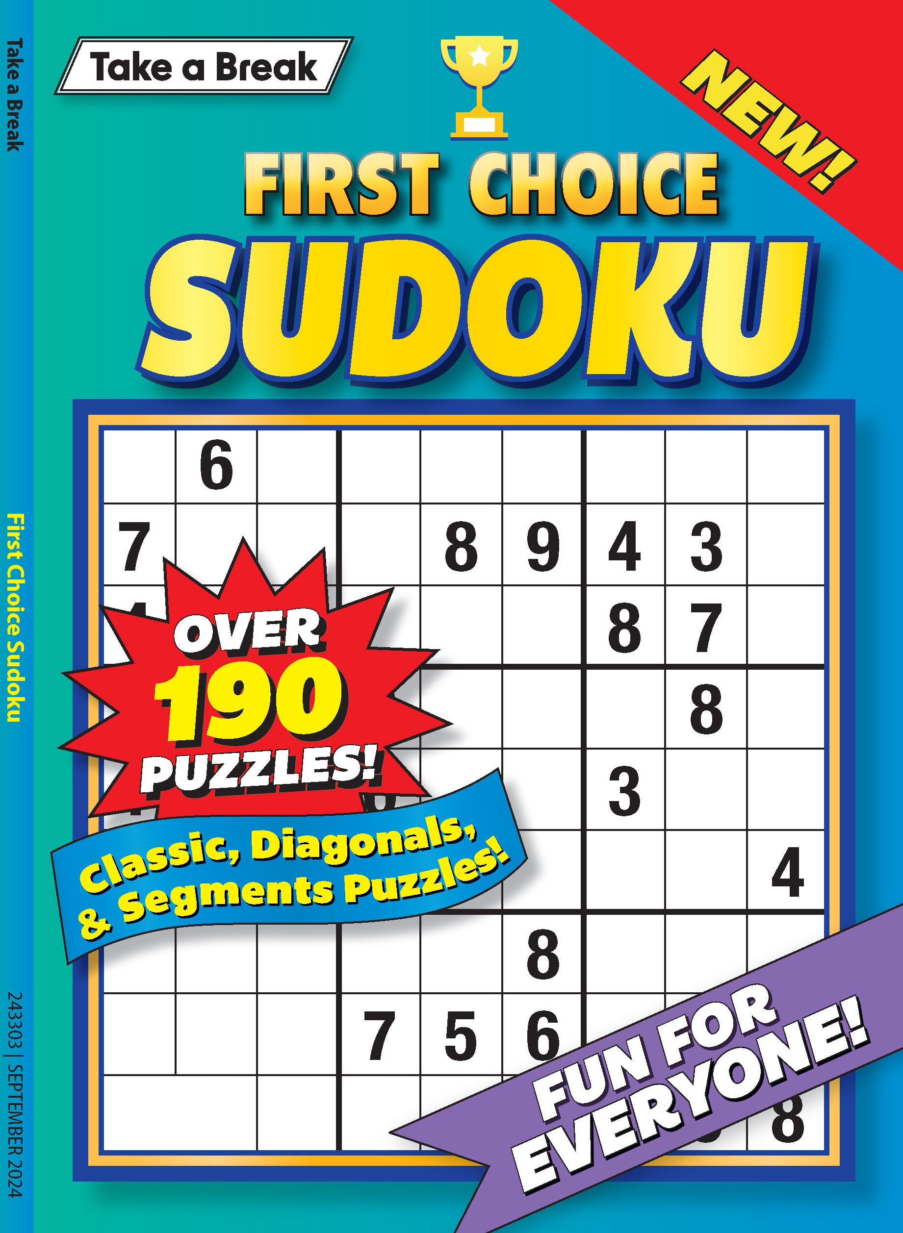 Take a Break - First Choice Sudoku: 190+ Puzzles, Classic, Diagonals ...