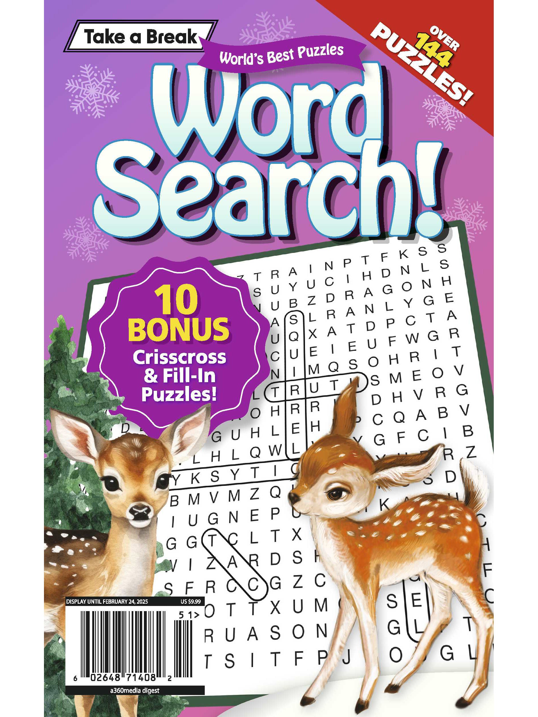 World's Best Puzzle - Word Search 24.11.11: Large Print, 71 Puzzles, 1 ...