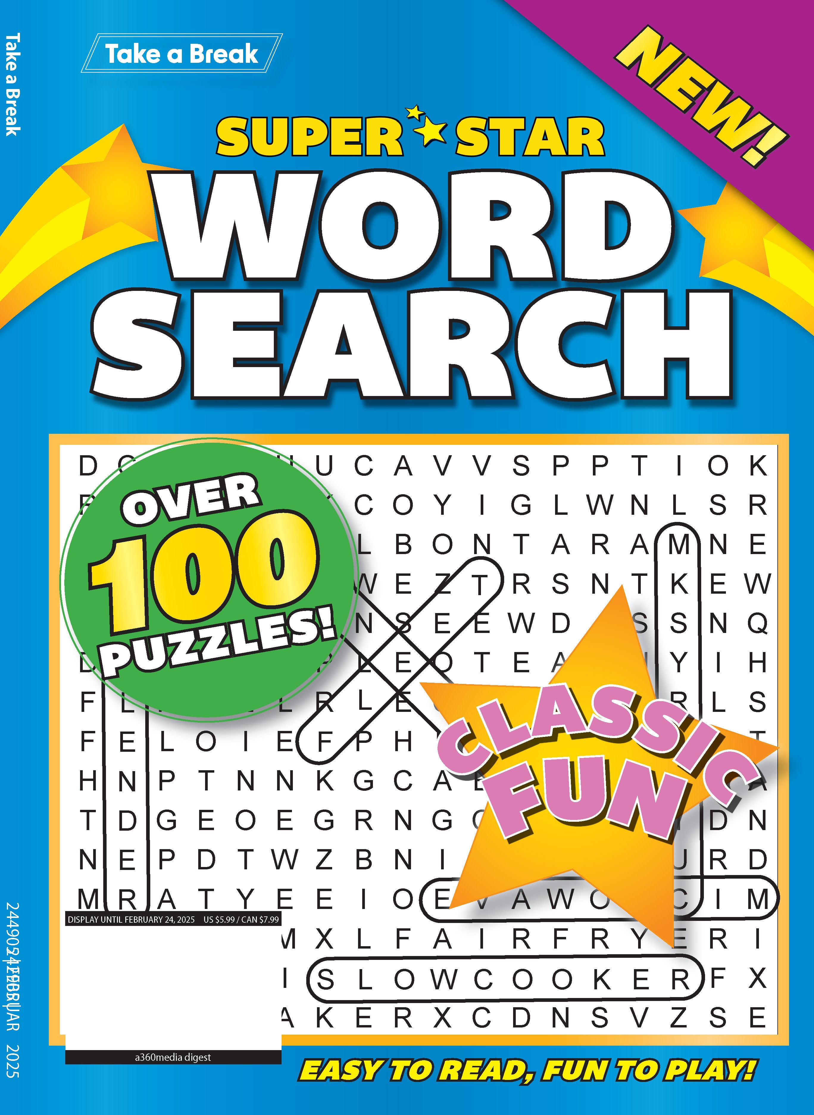 Take a Break - Super Star Word Search! – Magazine Shop US