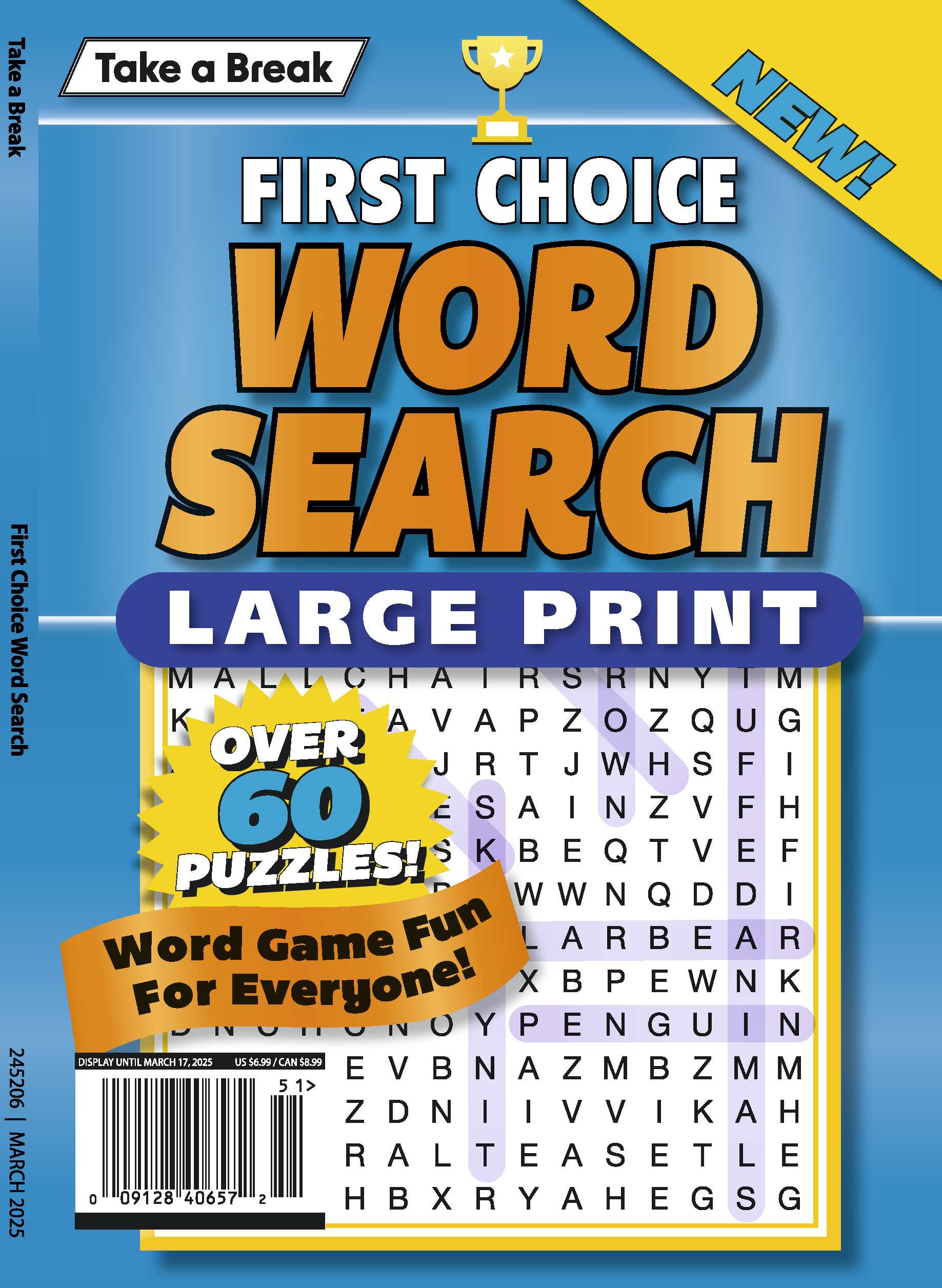 Take a Break - First Choice Word Search 24.12.13: Large Print, Over 60 ...