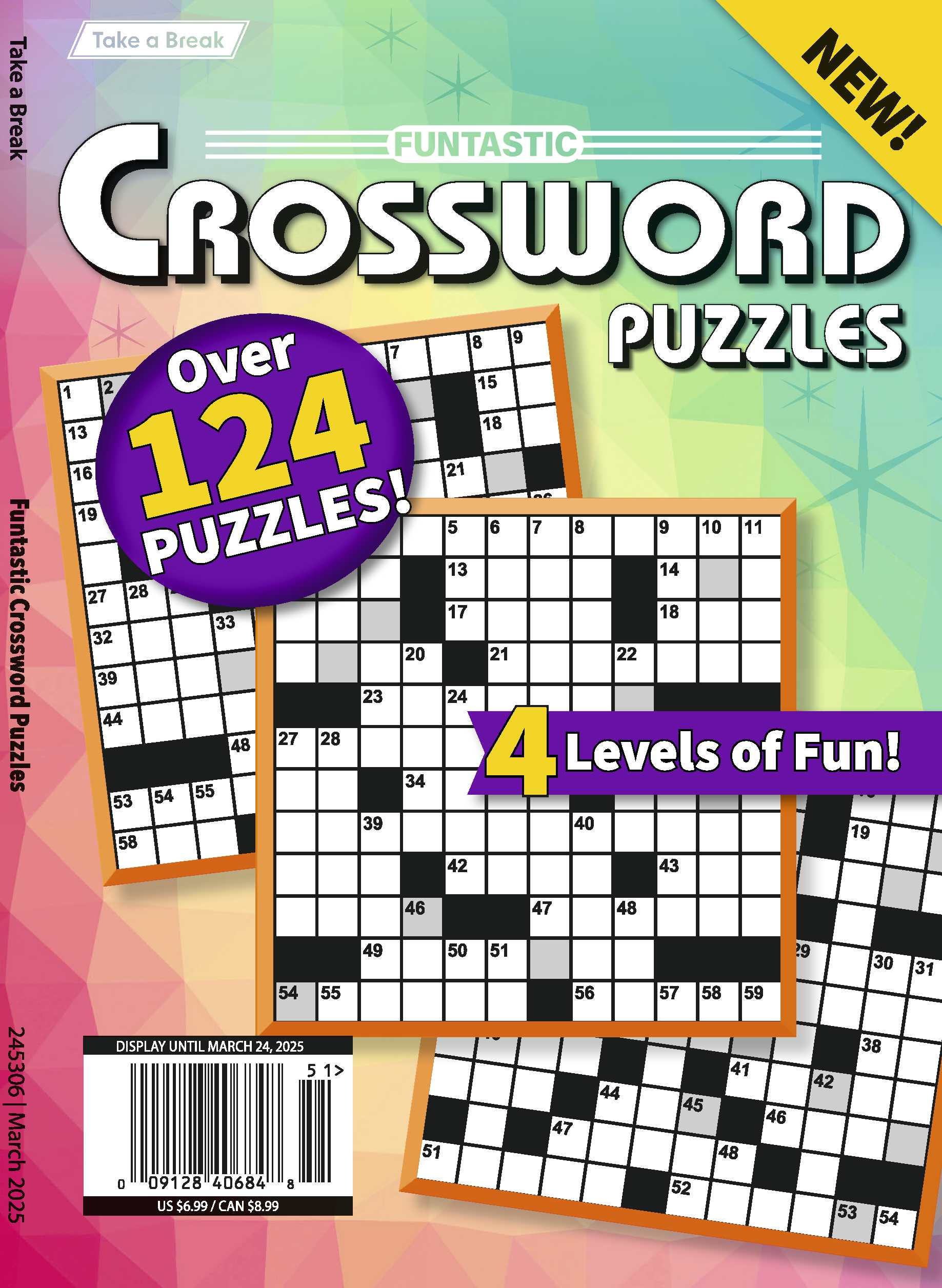 Take a Break - Funtastic Crossword 24.12.20: Over 124 Puzzles, 4 Level ...