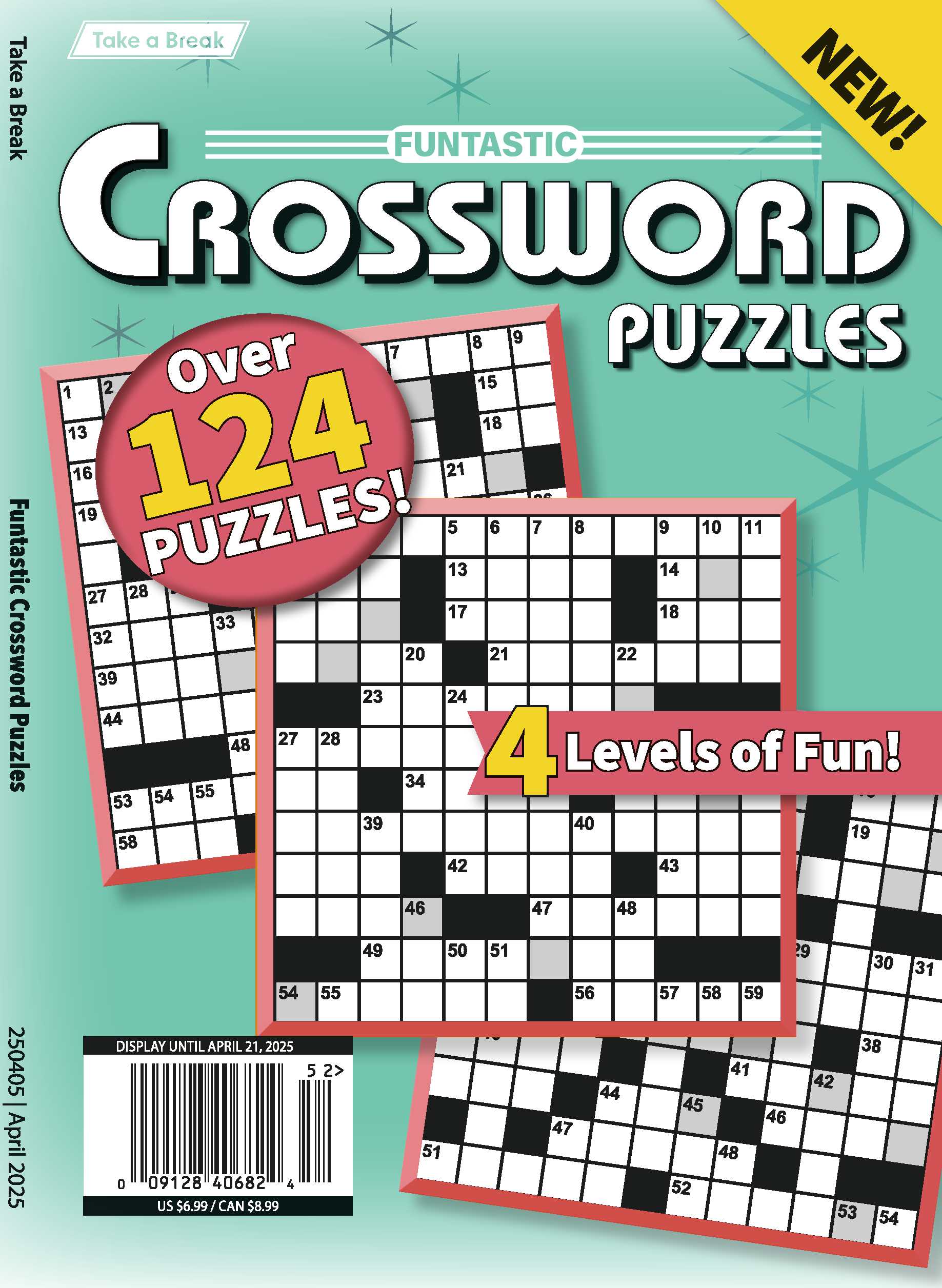 Take a Break - Funtastic Crossword 25.01.17: Over 124 Puzzles, 4 Level ...