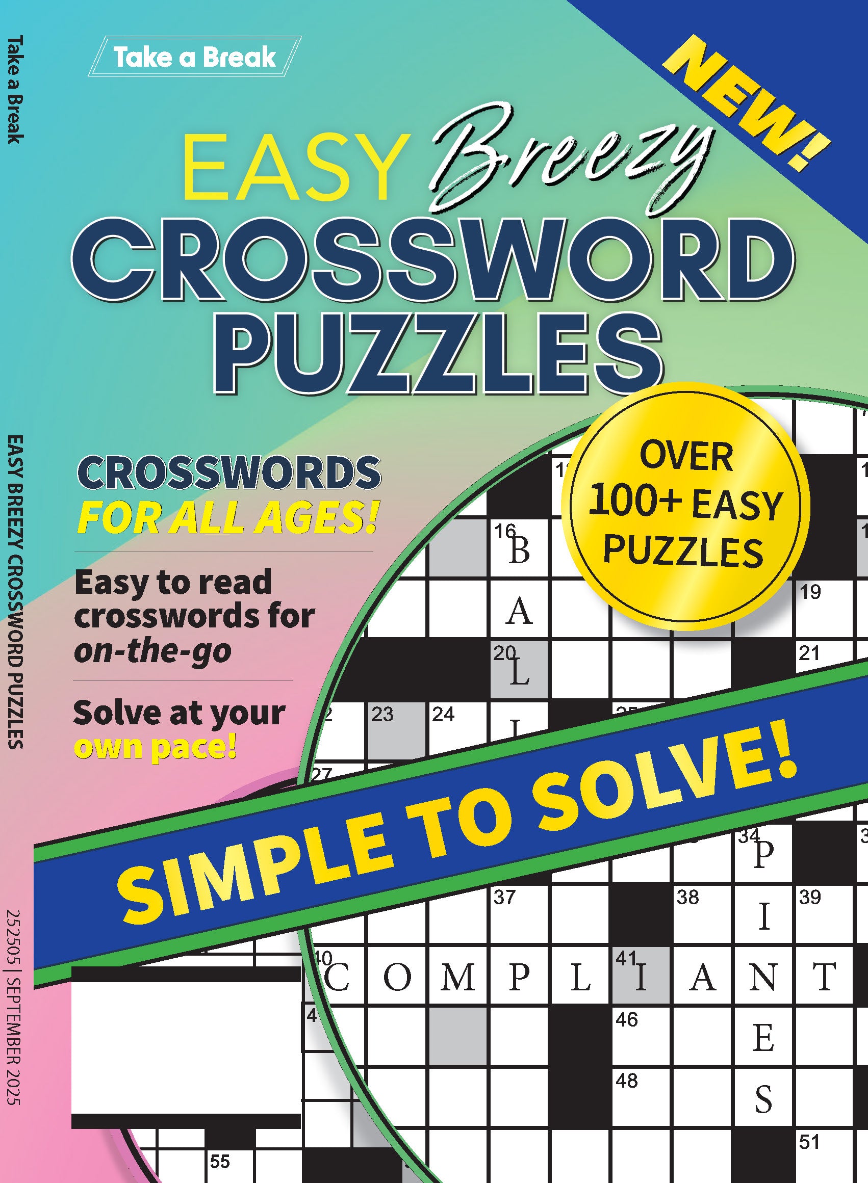 Take a Break - Easy Breezy Crossword 25.06.13: Over 100 Easy Puzzles ...