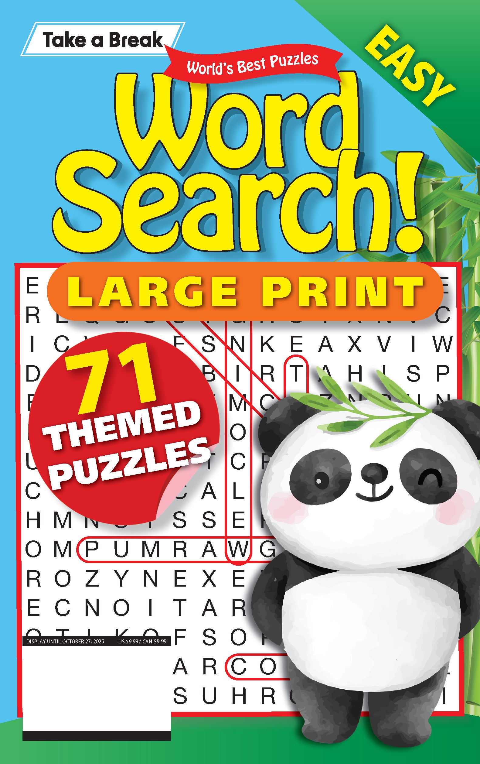 World's Best Puzzle - Word Search 25.07.25: Large Print, 71 Themed Puz ...