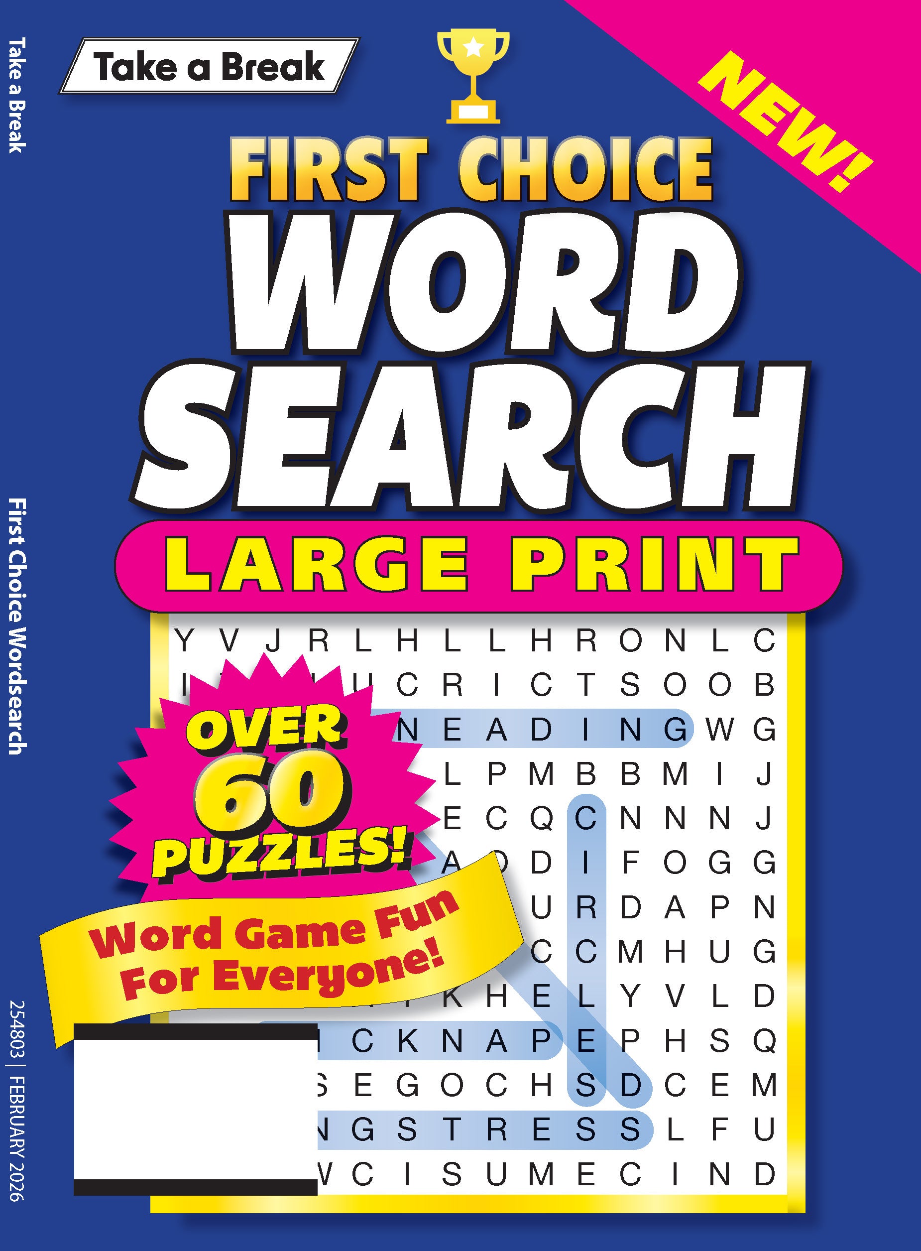 Take a Break - First Choice Word Search 25.11.21: Large Print, Over 60 ...