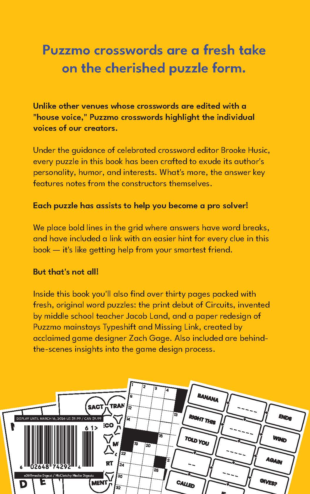 Puzzmo - Crossword Puzzles Volume 1: 100+ Pages Of The Best New Paper ...