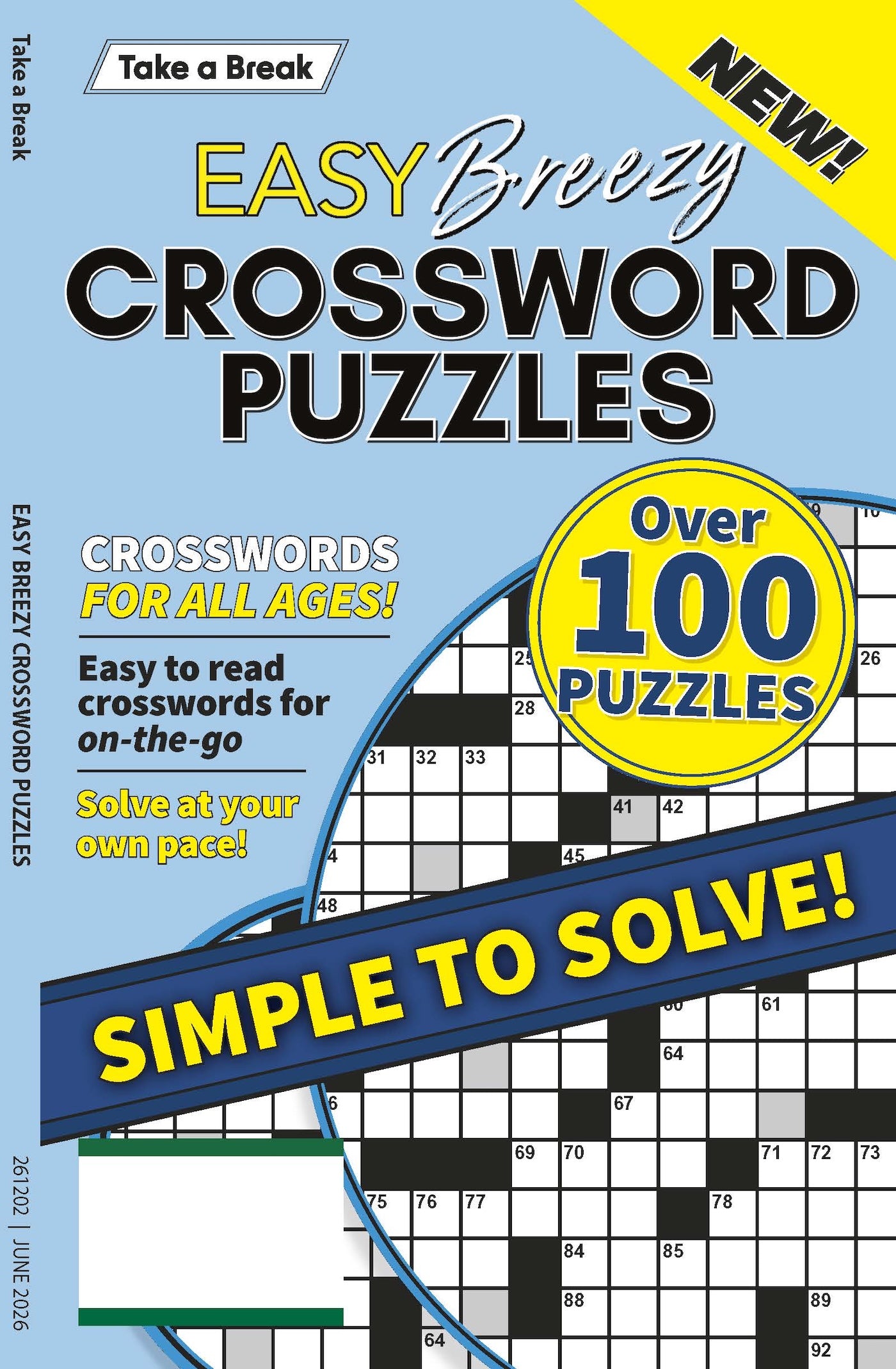 Take a Break - Easy Breezy Crossword 26.04.17: Over 100 Easy Puzzles ...