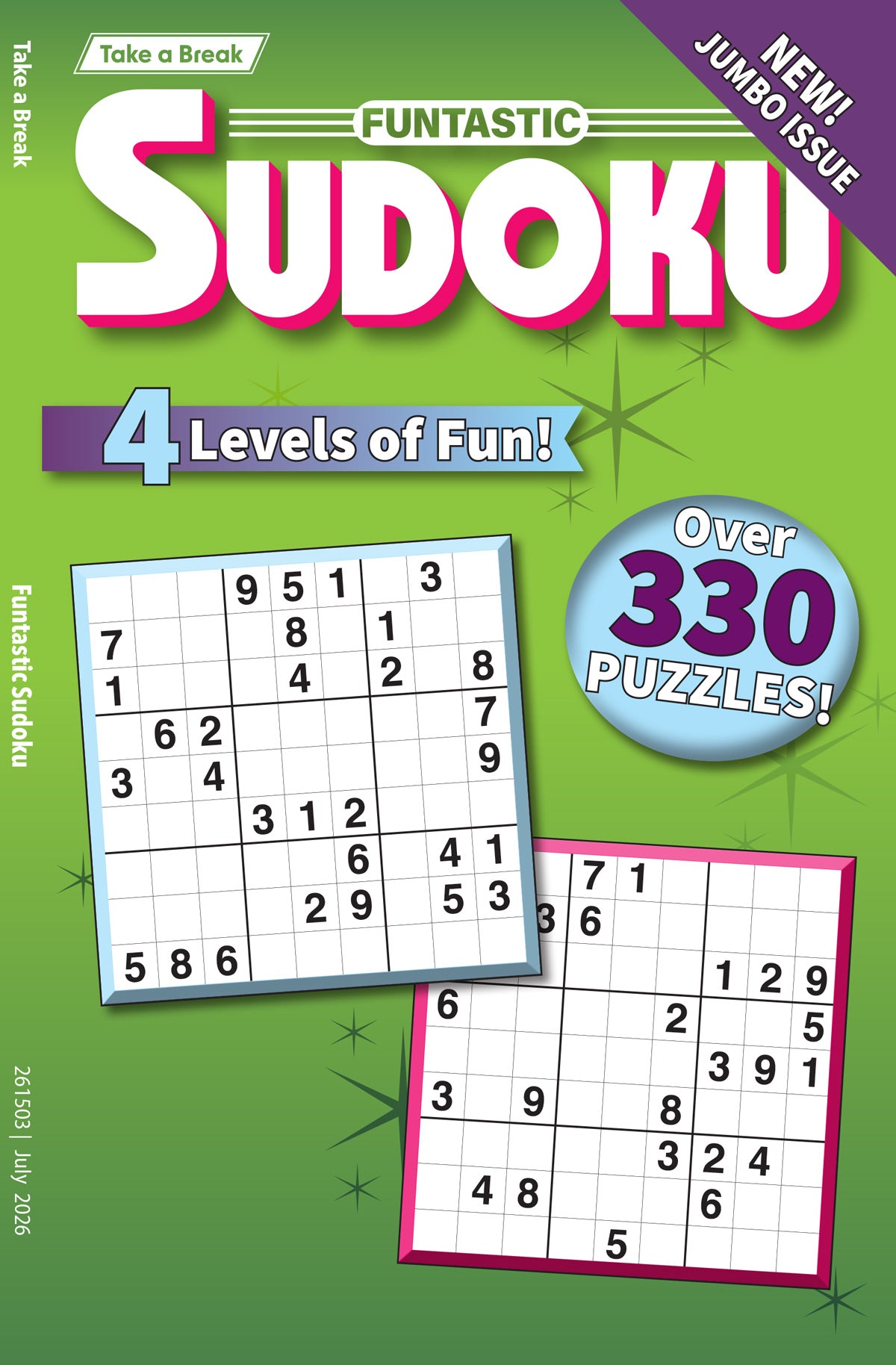Take a Break - Funtastic Sudoku 26.04.24: Jumbo Issue, Over 330 Puzzle ...