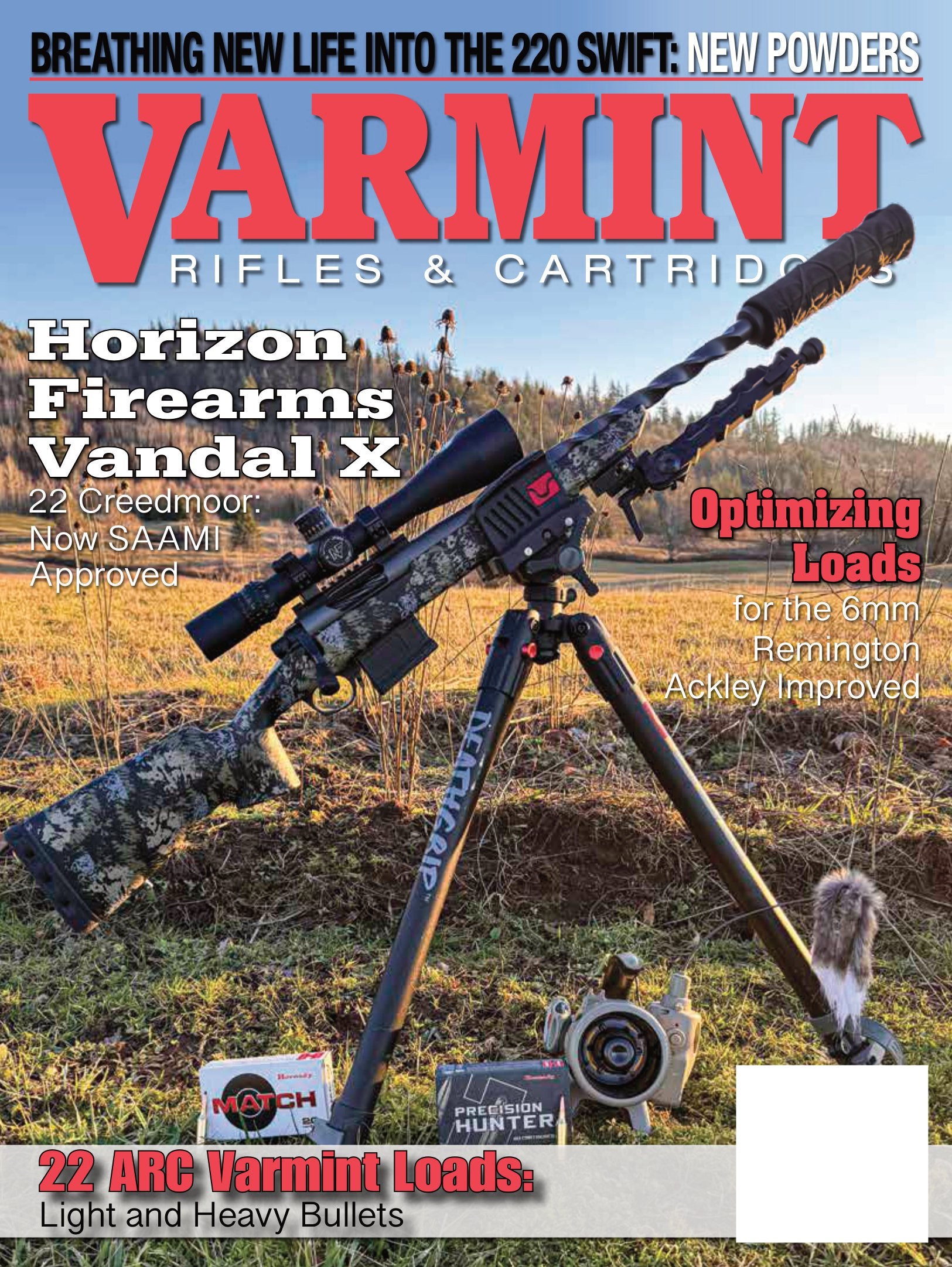 Varmint Rifles & Cartridges - Spring 2024: SA AMI Approved 22 Creedmoo ...