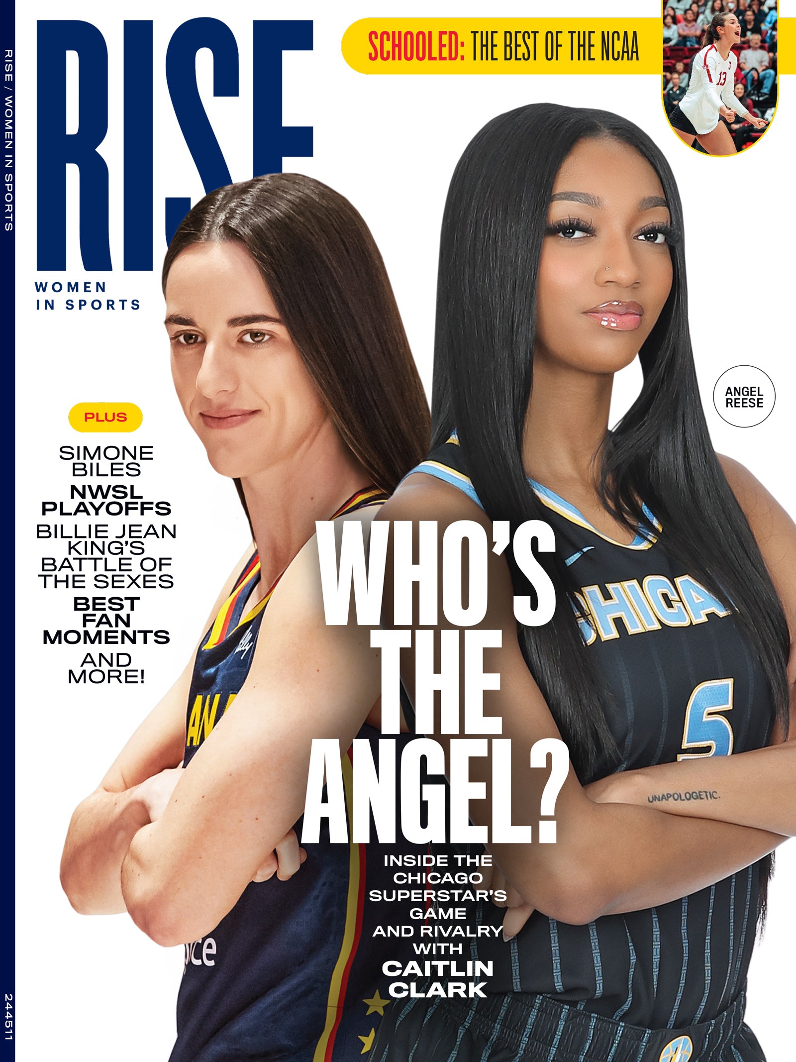 RISE - Women In Sports Issue 2: Chicago Sky Angel Reese Rivalry With C ...