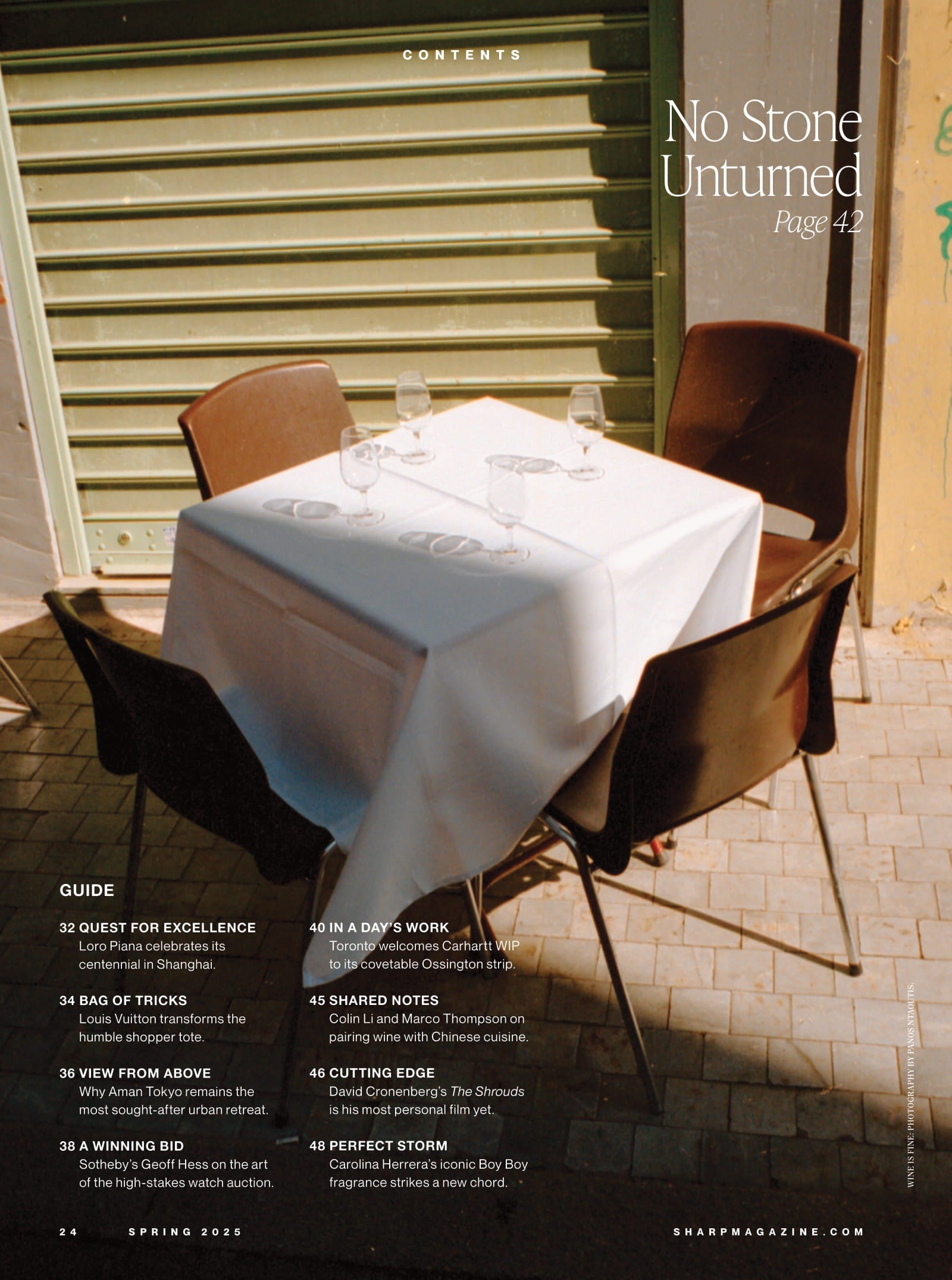 Sharp Magazine - Spring 2025: Seth Rogen Running The Show, David Crone ...