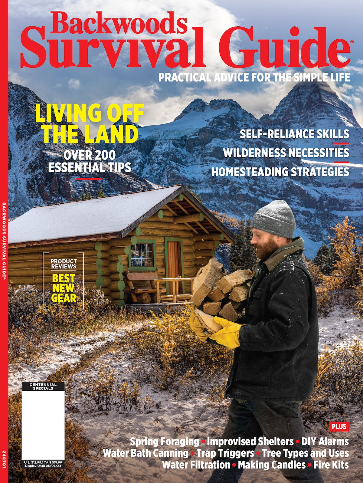 Backwoods Survival Guide - Living Off The Land No. 26: 200+ Tips, Spri ...