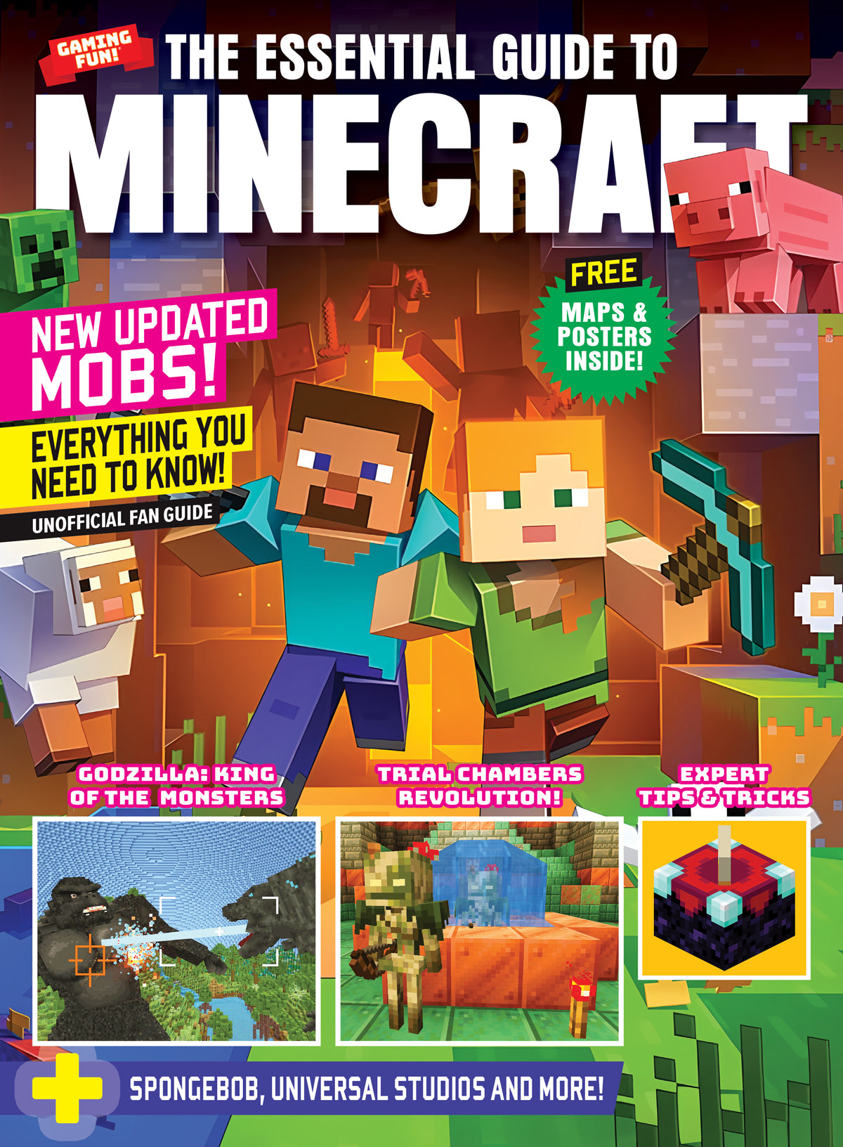 Minecraft - Essential Guide: New Updated Mobs, Godzilla: King Of The M ...