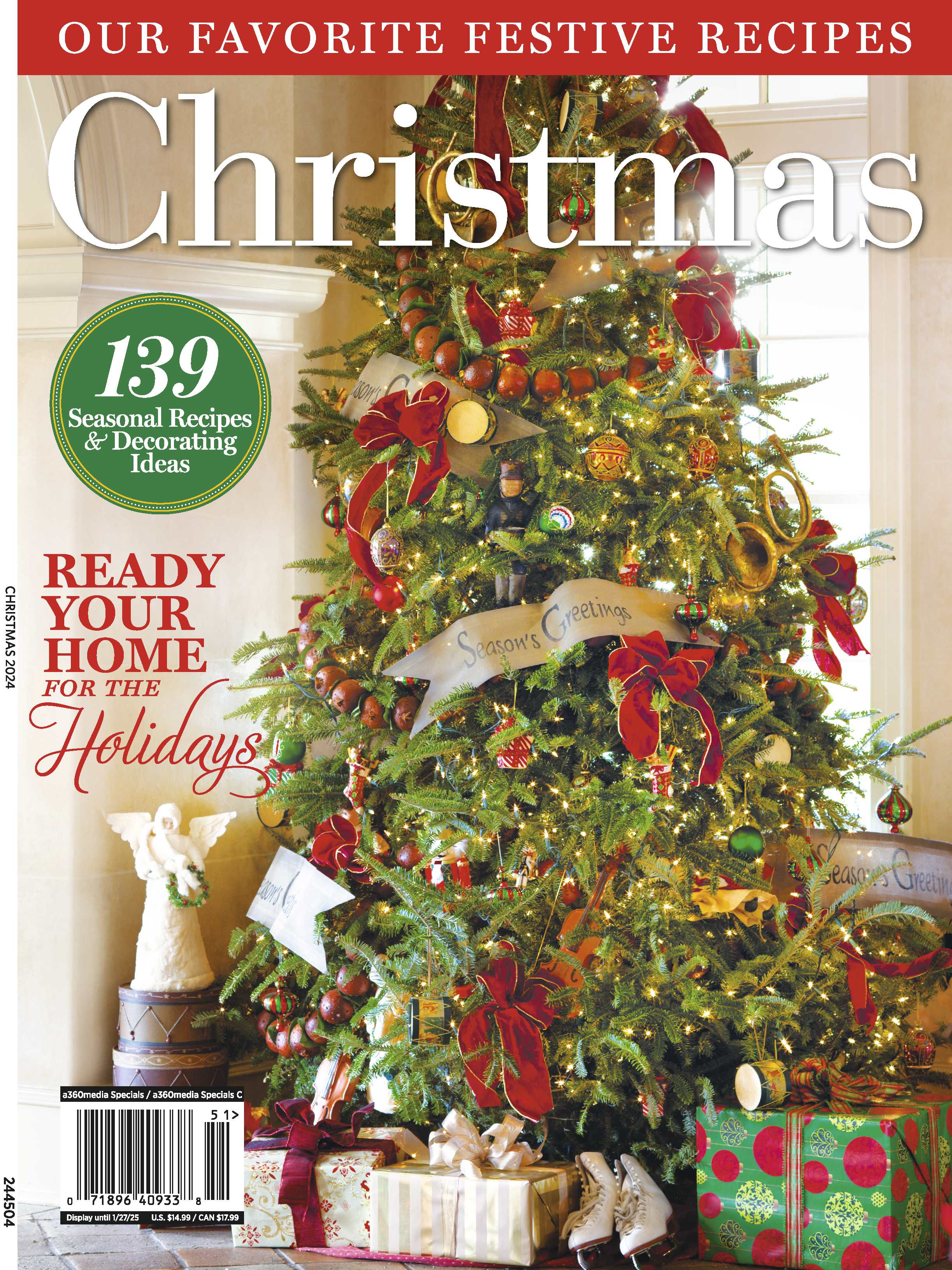 Christmas - 139 Seasonal Recipes & Decorating Ideas, Holiday Guide, St ...