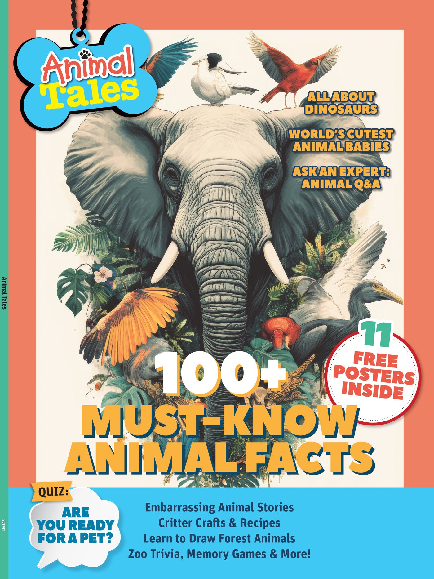 Animal Tales - 100 Must Know Animal Facts: All About Dinosaurs, World ...