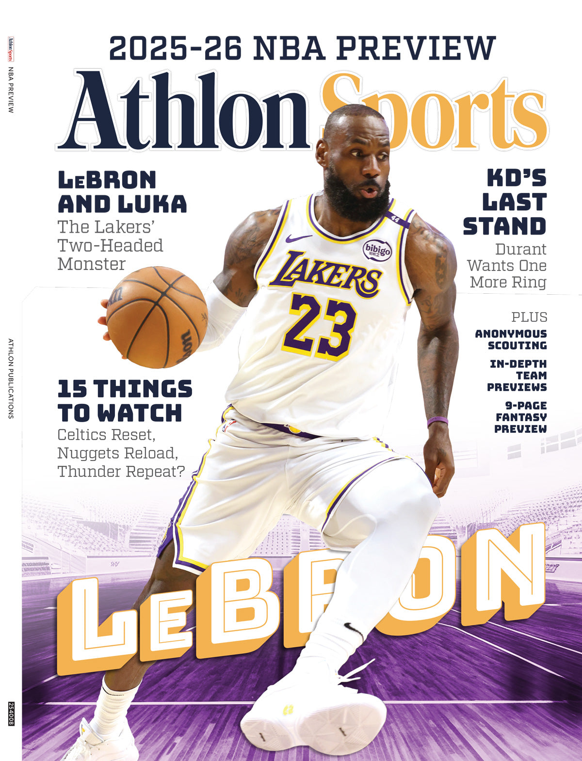 Athlon Sports - 2025-2026 NBA Preview: Lakers' Dynamic Duo, LeBron Jam ...