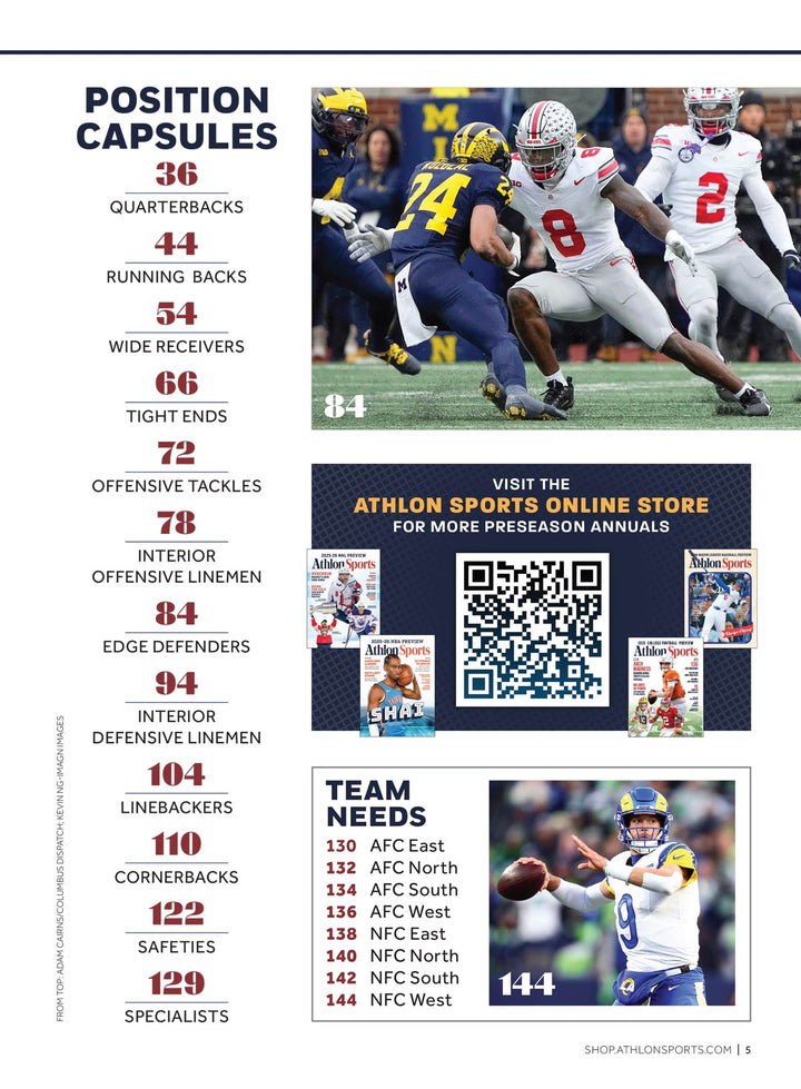 Athlon Sports - 2026 NFL Draft Preview: Top Draft Prospects, Exclusive ...