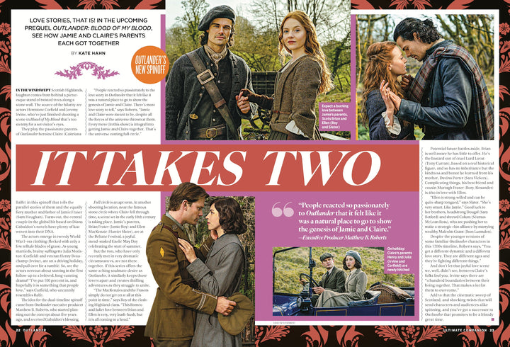 TV Guide - Outlander: Claire & Jamie's Love Story For The Ages, 15 Ste ...