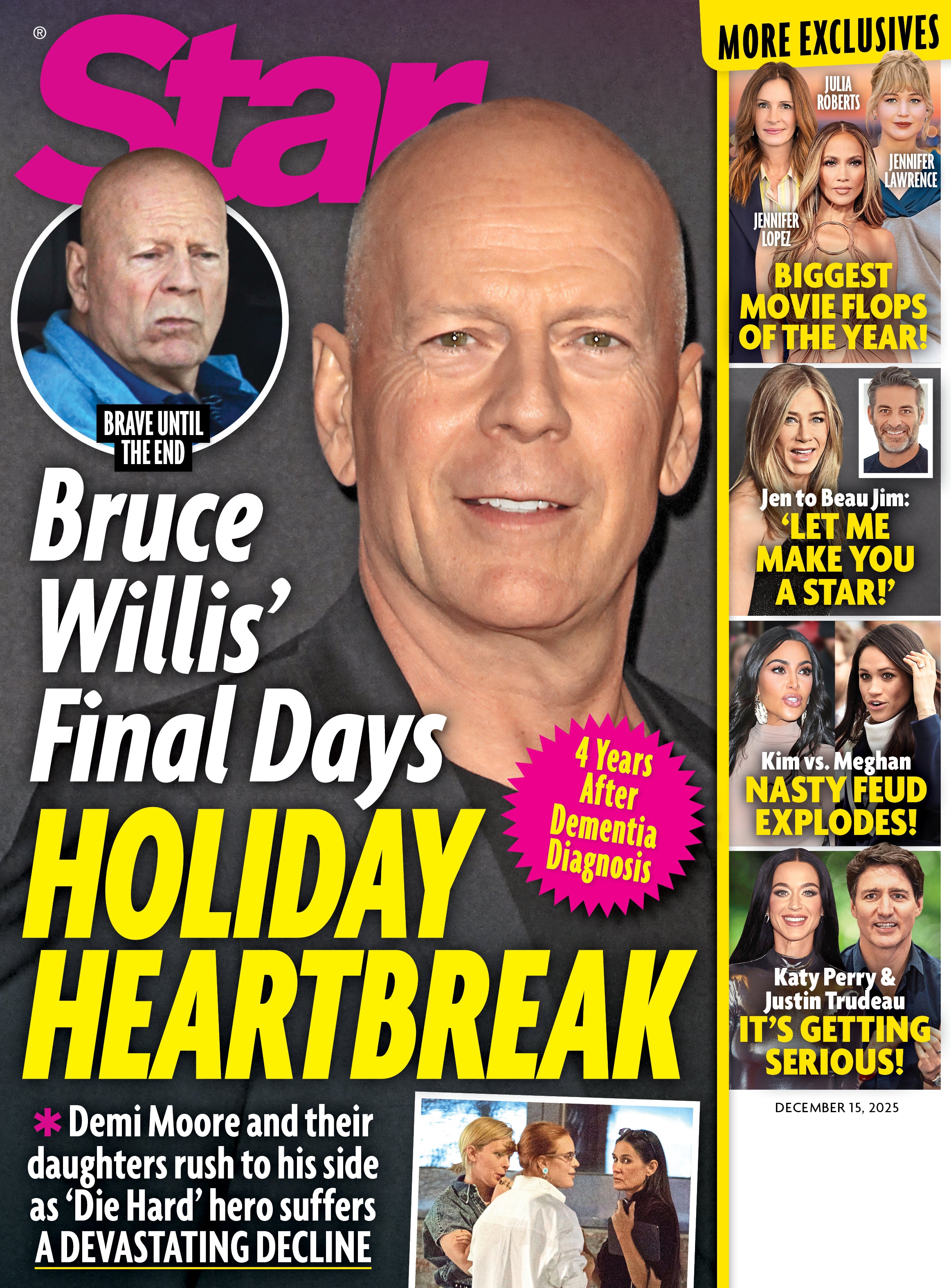 Star - 12.15.25: Bruce Willis' Final Days, Celebrity Holiday Heartbrea ...