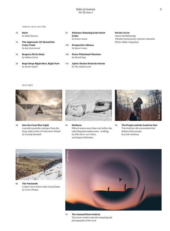 POWDER Magazine is Back in Print - Buy 2023 Ski Magazine Photo Annual ...