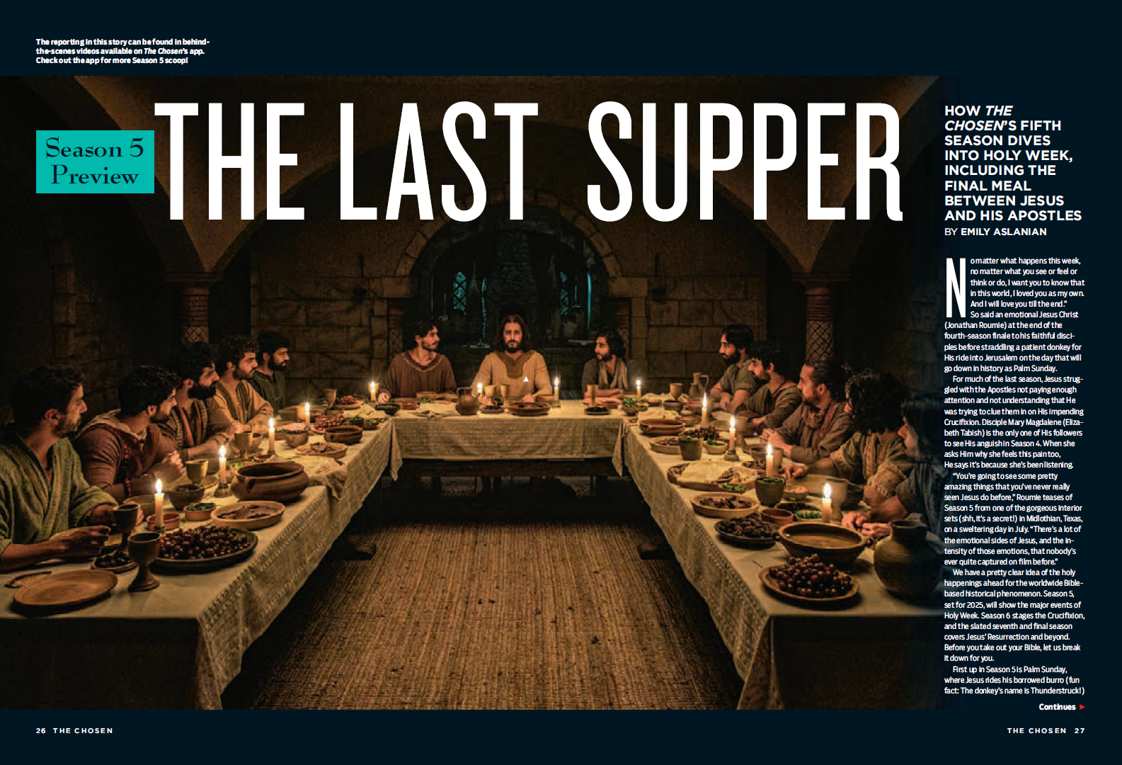 The Chosen - TV Guide: Special Christmas Edition, Season 5 Holy Week P ...