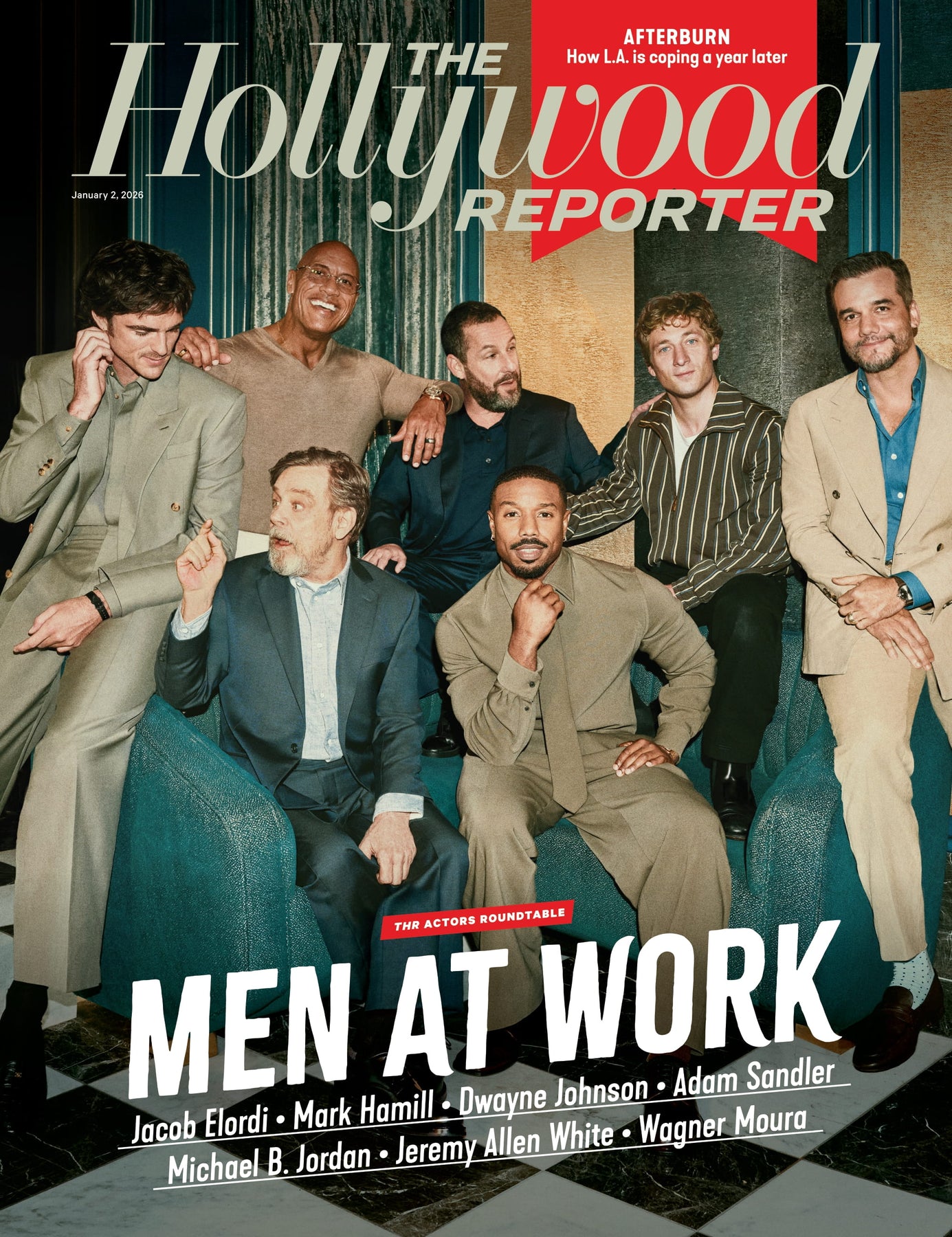 The Hollywood Reporter - 26.01.02 Edition: Men At Work, Jacob Elordi ...