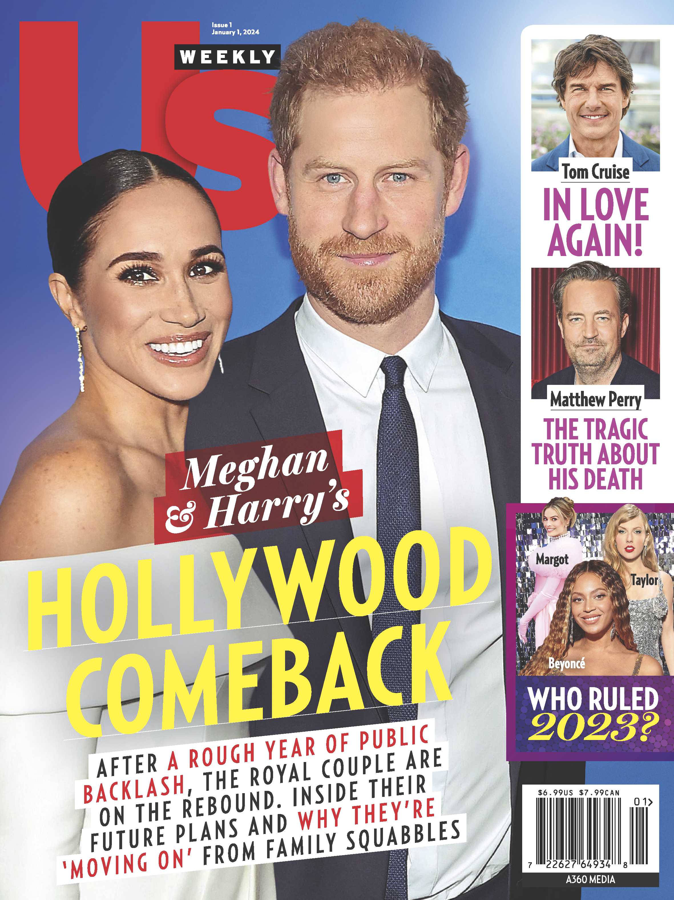 Us Weekly - 01.01.24 Meghan Markle and Prince Harry's Hollywood Comeba ...