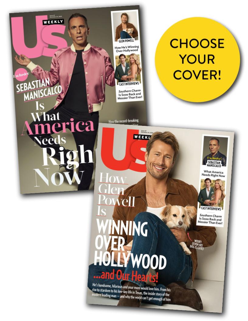 Us Weekly - 11.24.25: Glen Powell Winning Over Hollywood & Our Hearts ...