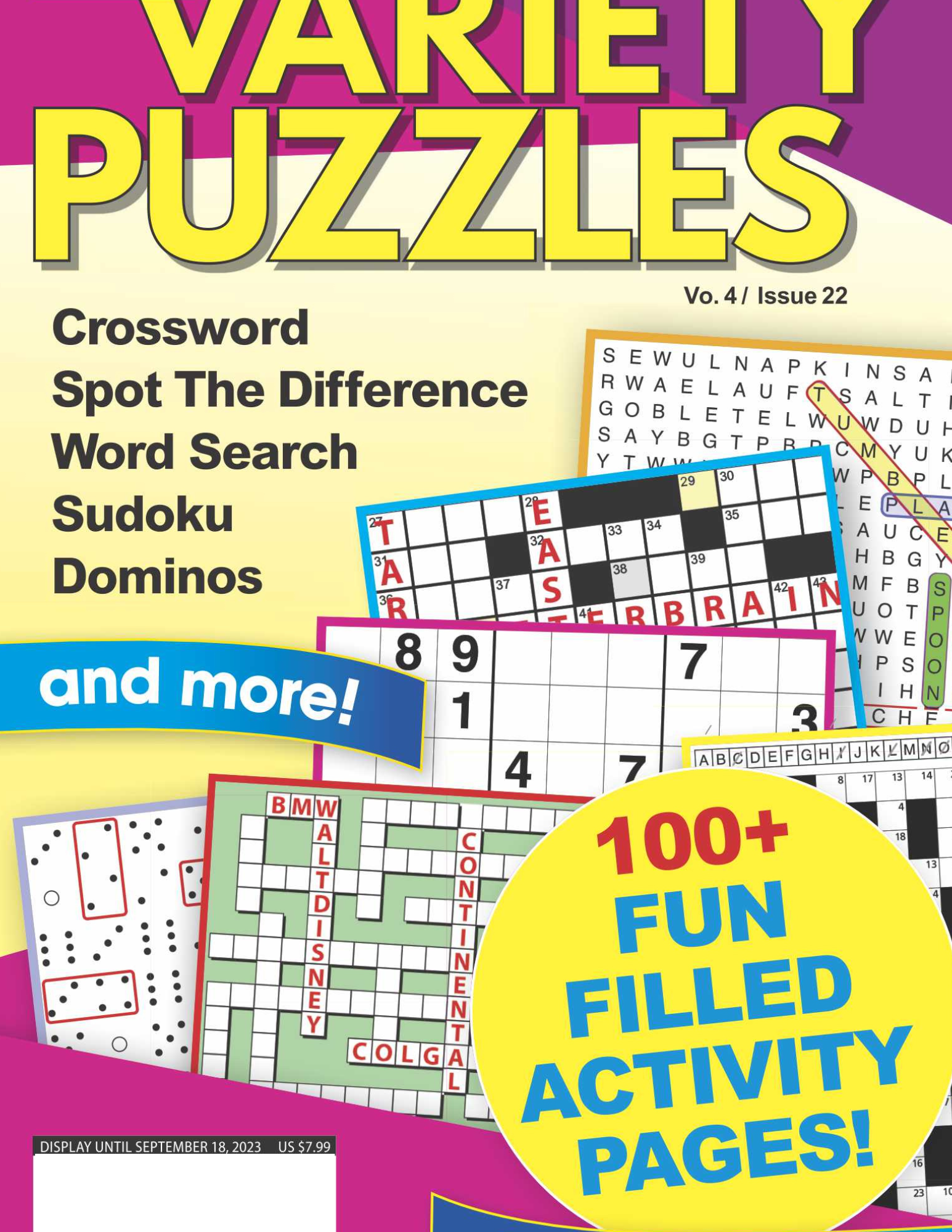 Variety Puzzles Volume 4/Issue 22- 100+ fun filled activity pages incl ...