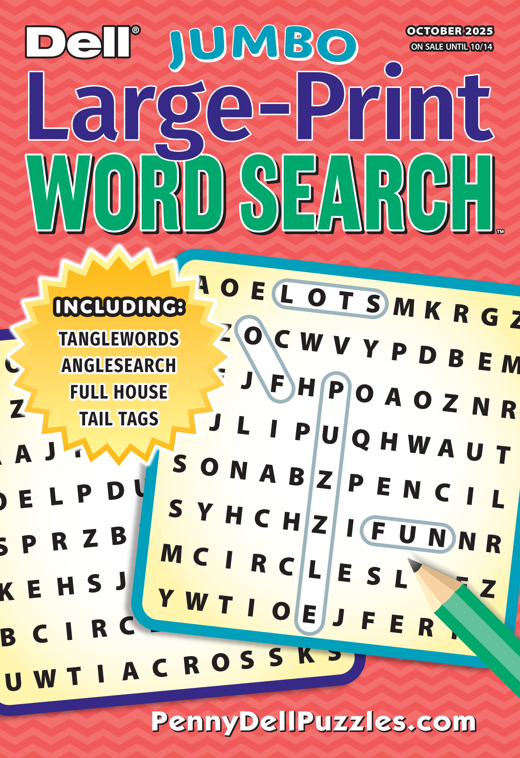 Penny Press - Dell Jumbo Large Print Word Search: October 2025 Edition ...