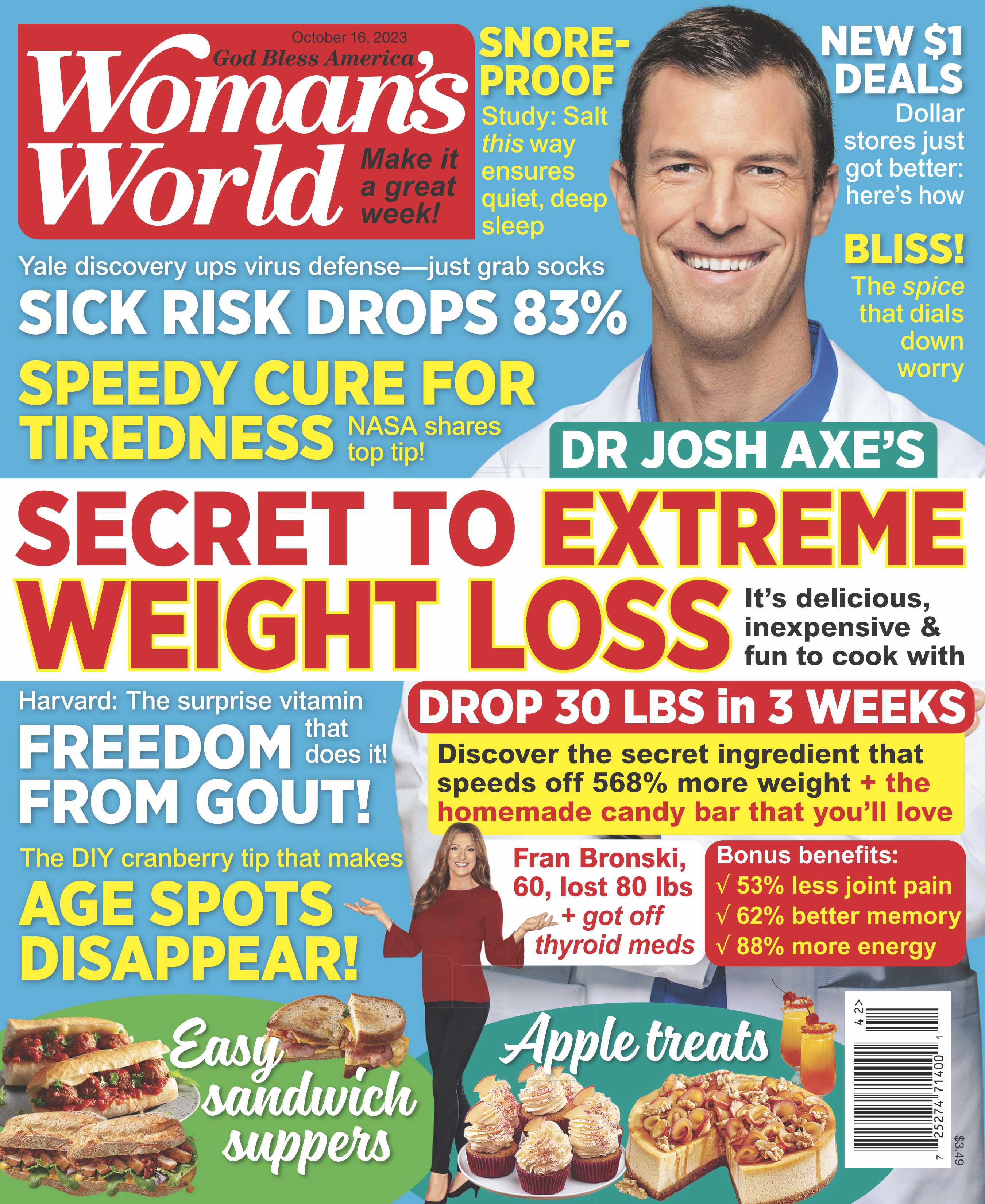 Woman's World - 10.16.23 Secrets to Extreme Weight Loss – Magazine Shop US
