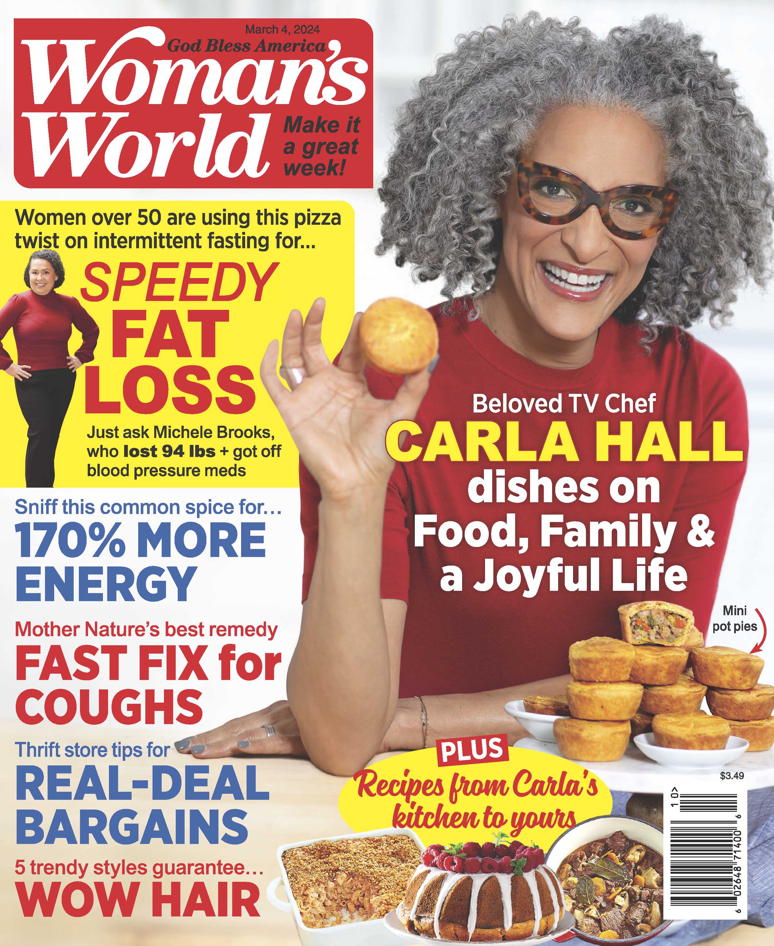 Woman's World - 03.04.24 Carla Hall Dishes on Food, Family and a Joyfu ...
